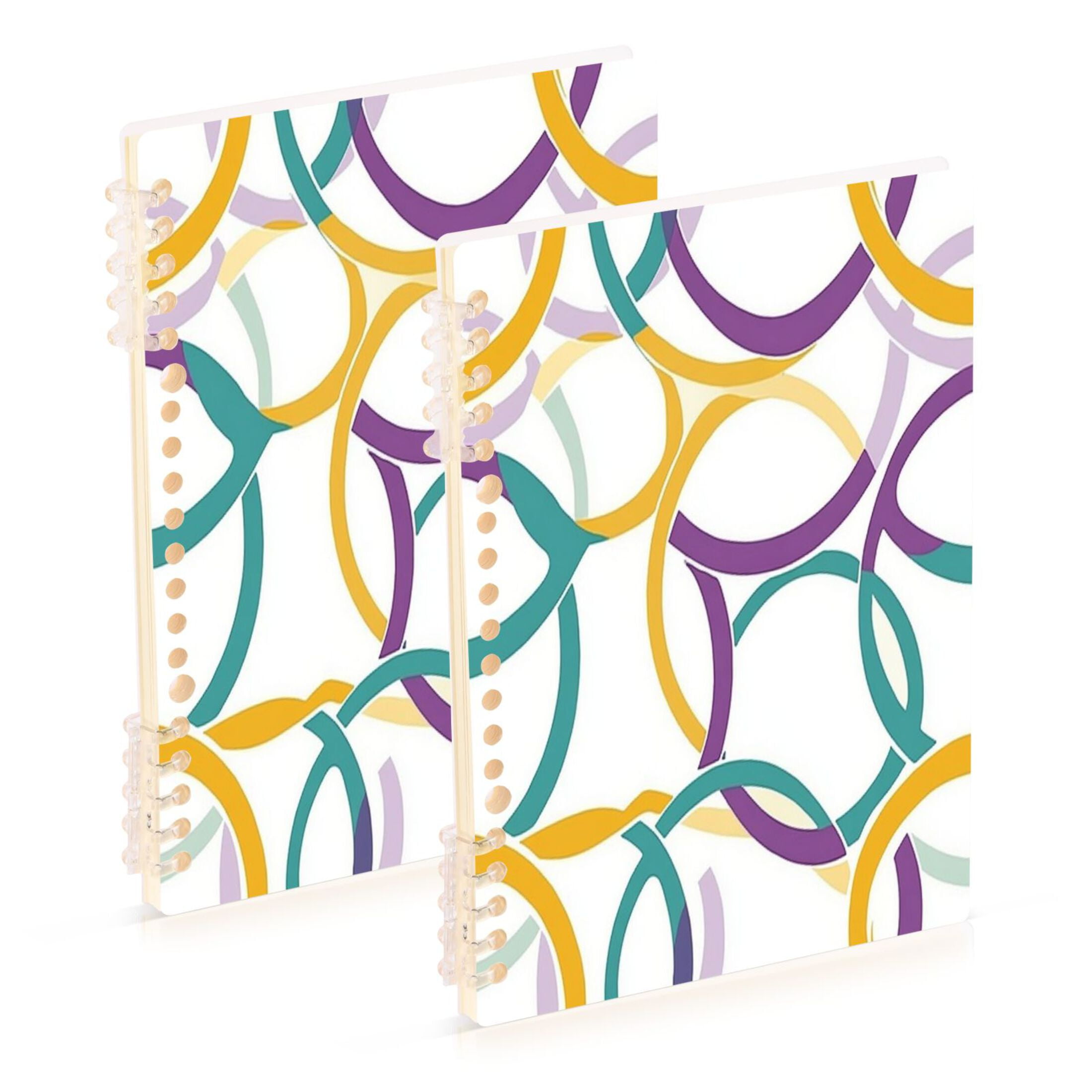 Ring Binder Notebook Journey Note Diary College Ruled Spiral Notebook ...