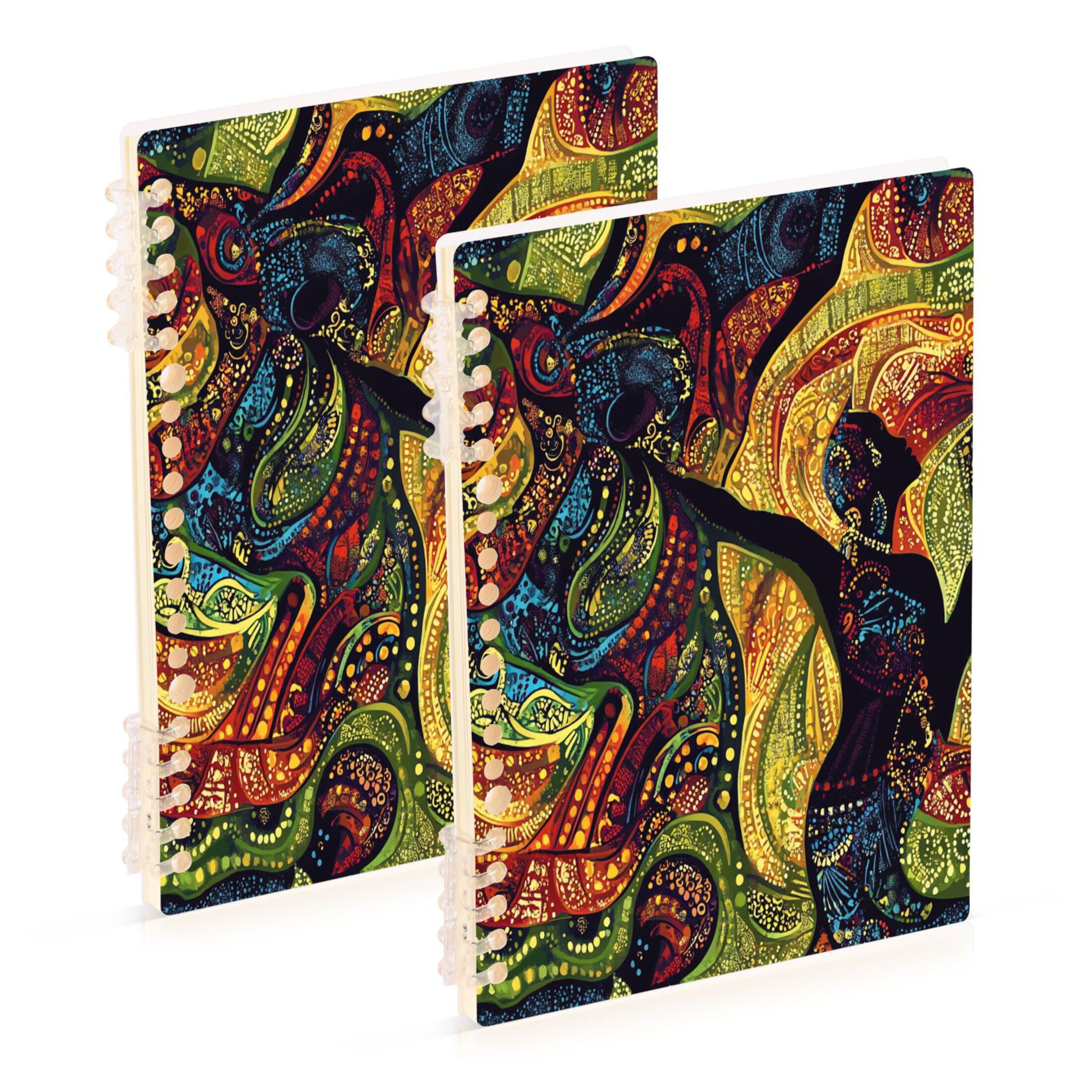 Ring Binder Notebook Journey Note Diary College Ruled Spiral Notebook ...