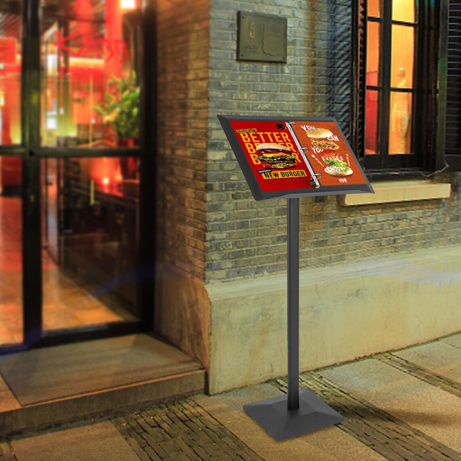 Ring Binder Stand Freestanding Menu Stand Catalogue Browser Brochure ...