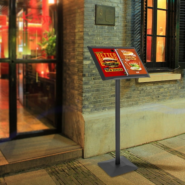 Ring Binder Stand Freestanding Menu Stand Catalogue Browser Brochure ...