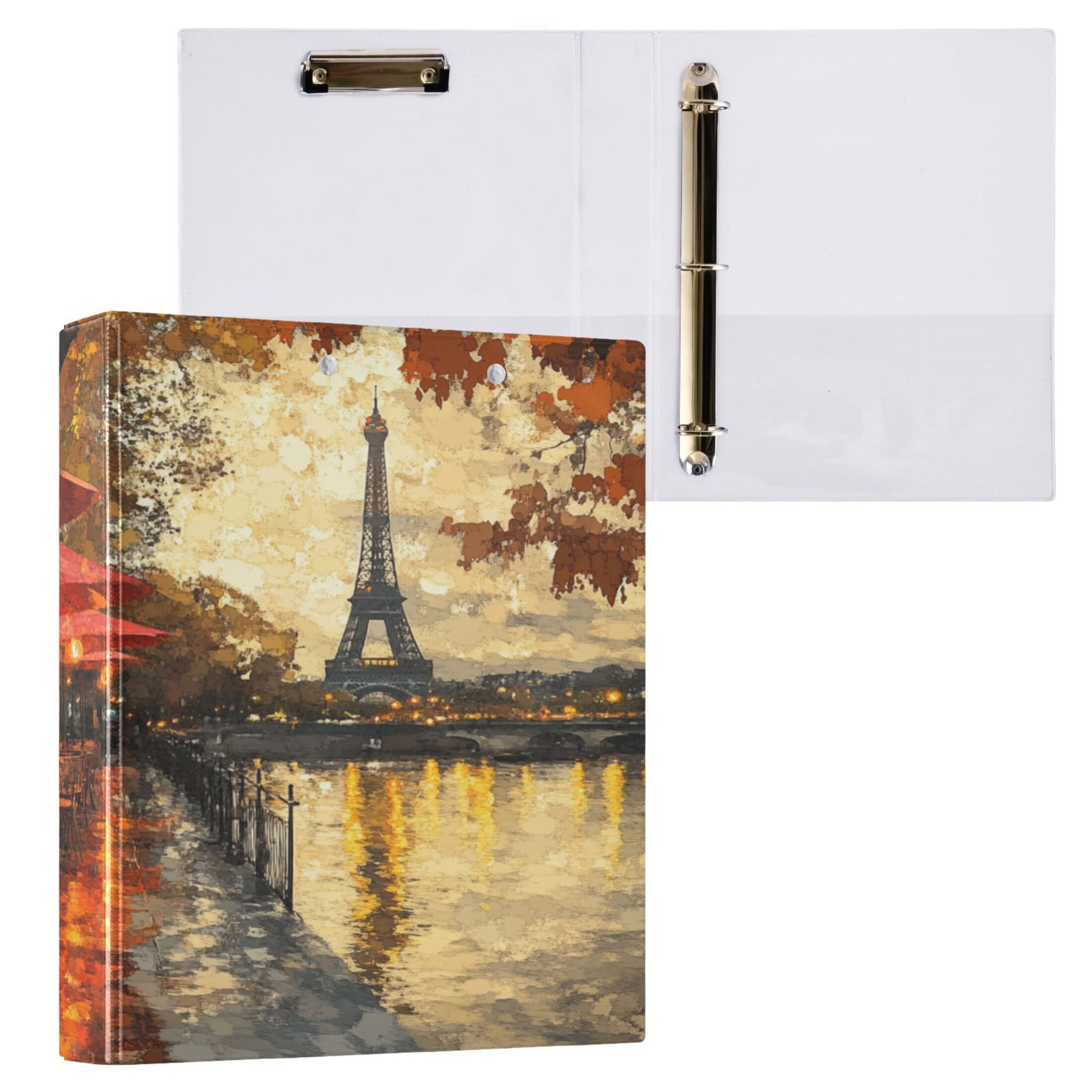 Ring Binders Cafe by Tower Evening Scene Presentation1.5-inch, Slant ...