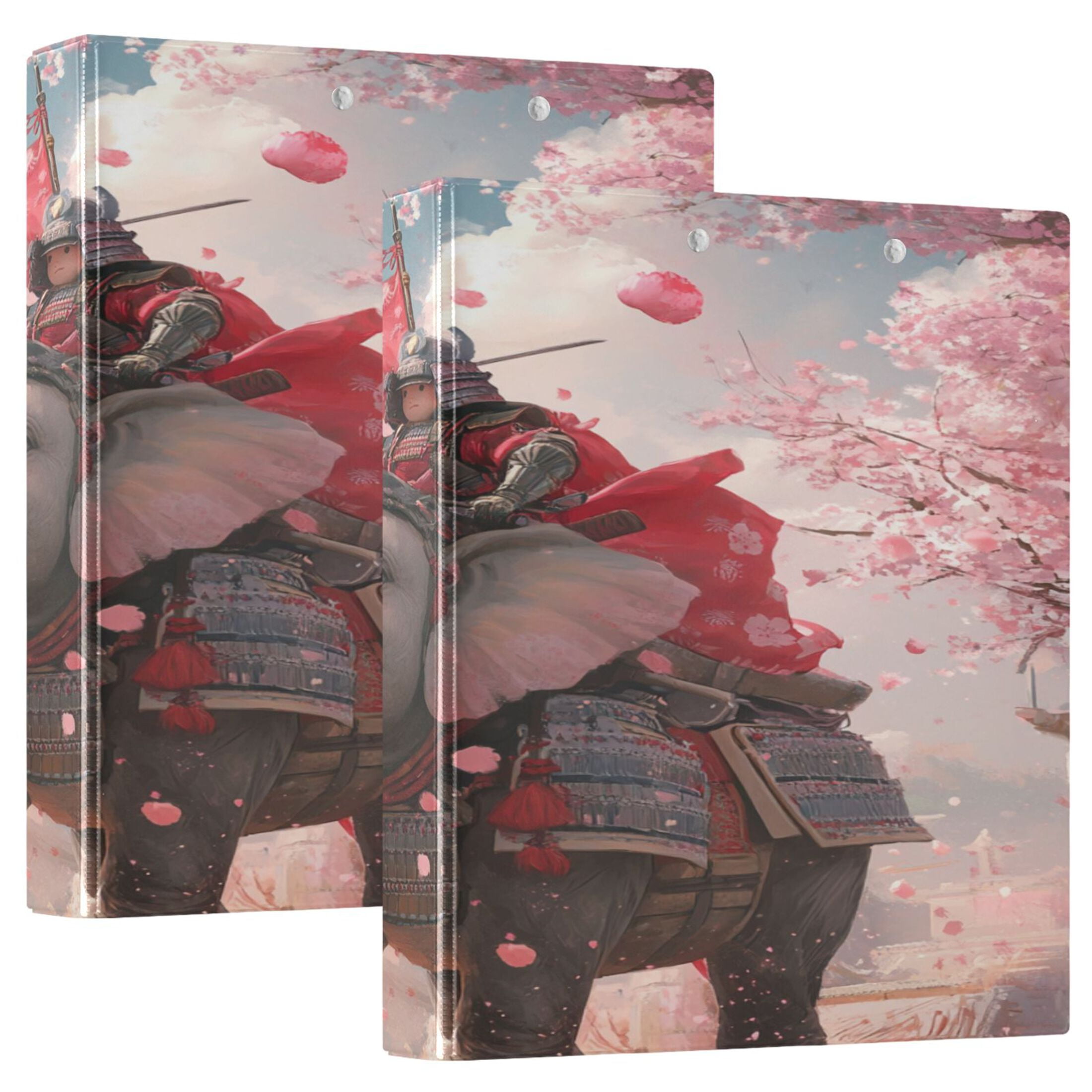 Ring Binders Cute Anime Warrior Presentation1.5-inch, Slant Ring One ...