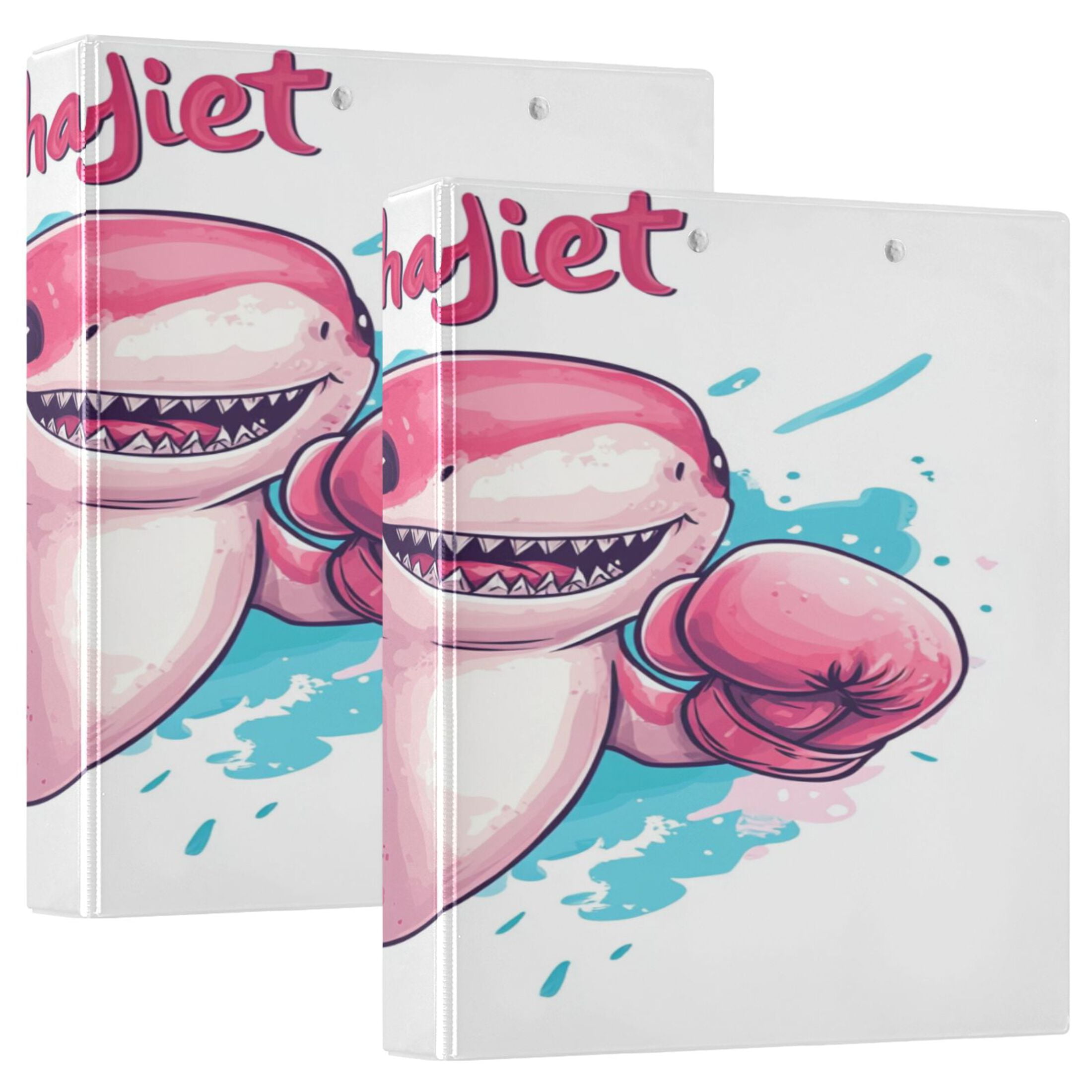 Ring Binders Cute Shark Presentation1.5-inch, Slant Ring One-Touch ...