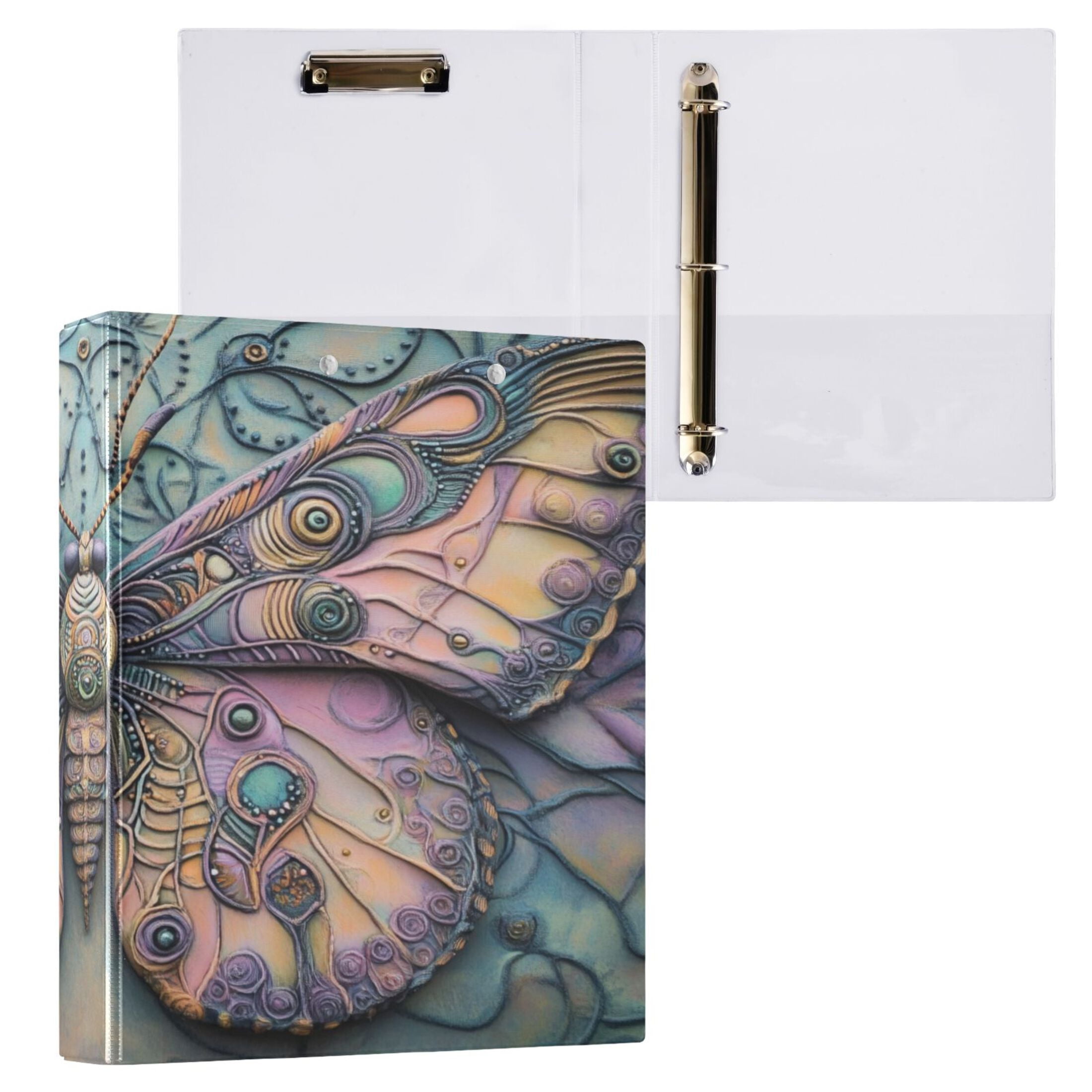 Ring Binders Decorative Butterfly Presentation1.5-inch, Slant Ring One ...