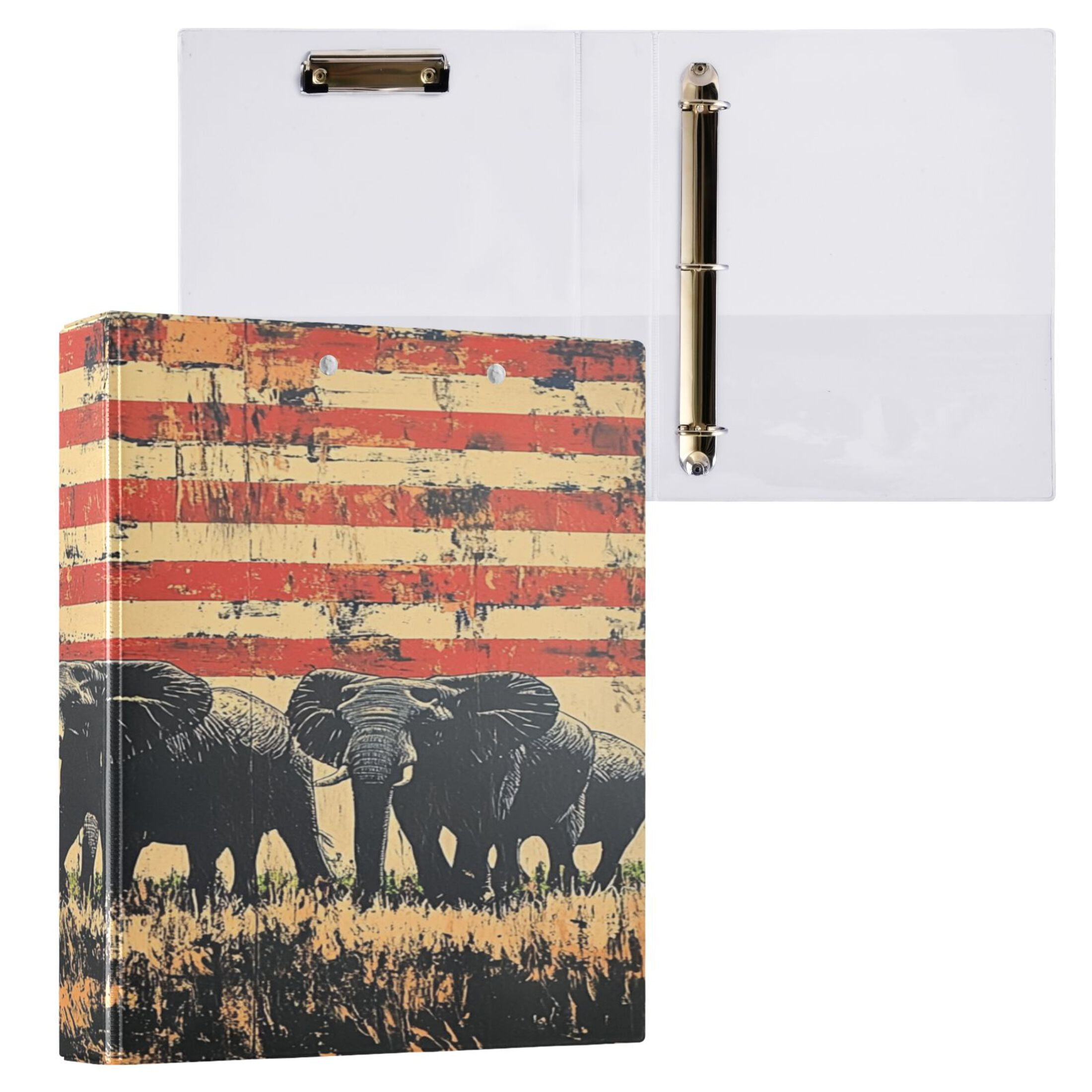 Ring Binders Elephants on Pasatiem Presentation1.5-inch, Slant Ring One ...