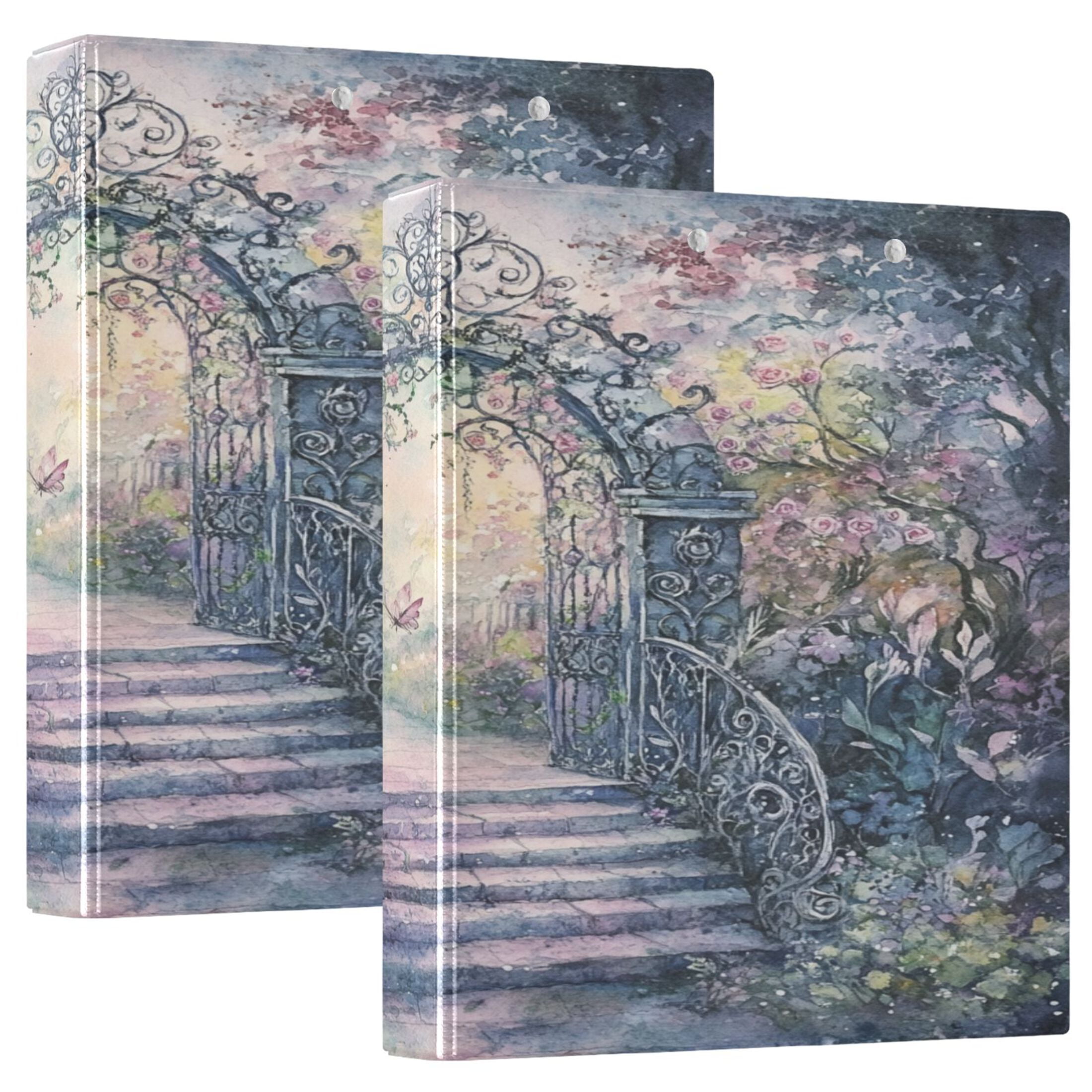 Ring Binders Enchanted Garden with Butterflies-413f-4164-8d4b ...