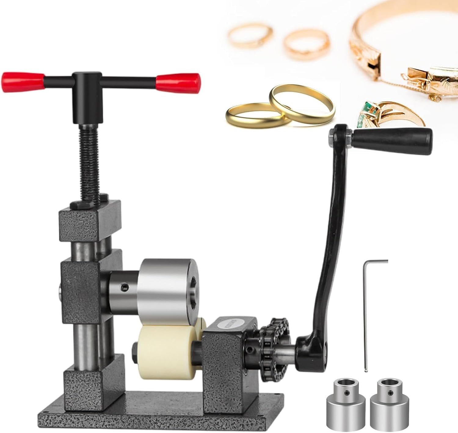 Ring And Bracelet Press Bender Machine Adjustable Metal Jewels Rolling ...