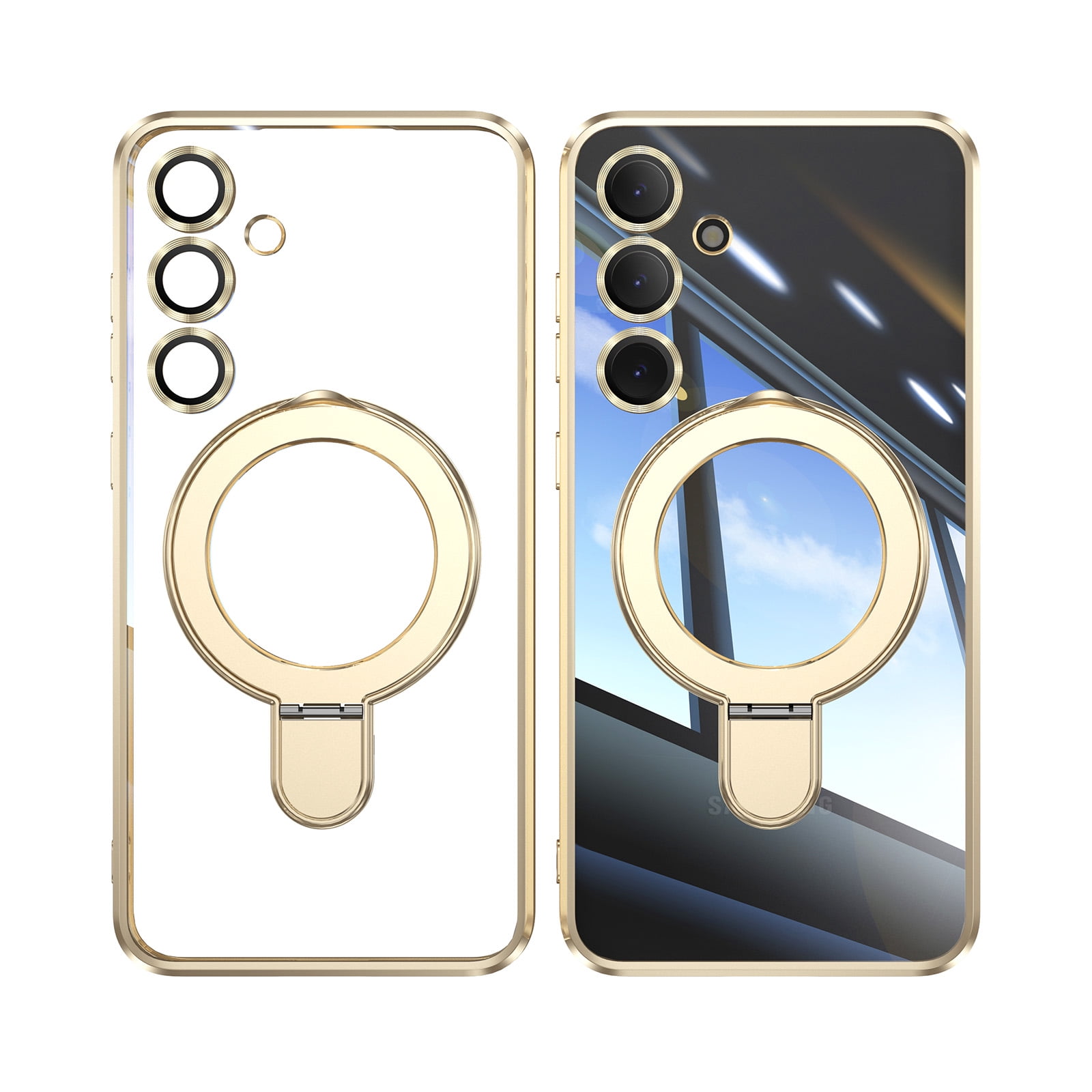 [Ring Compatible with MagSafe Invisible Stand] Magnetic for Samsung ...