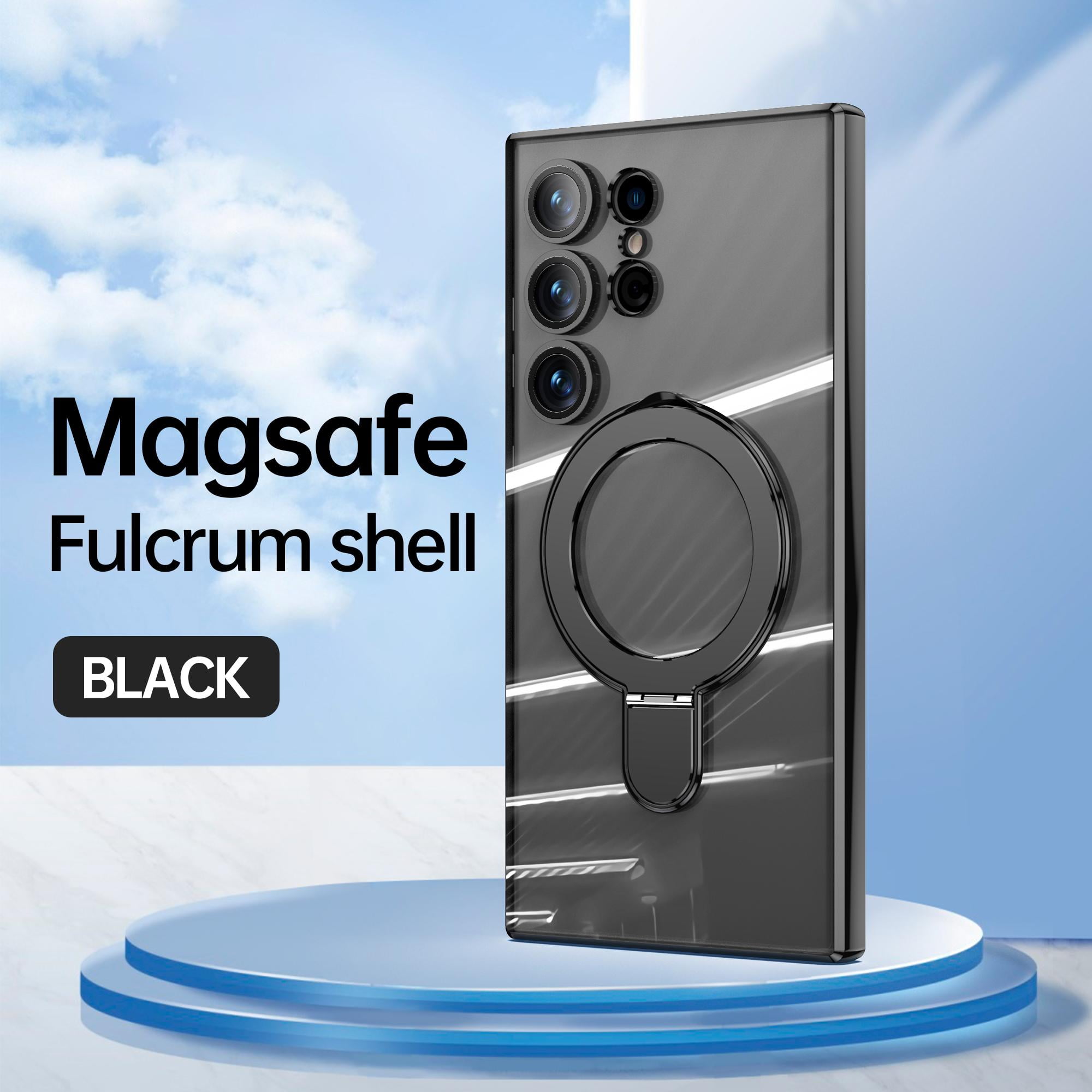 [Ring Compatible with MagSafe Invisible Stand] Magnetic for Samsung Galaxy S25 Ultra Case ...