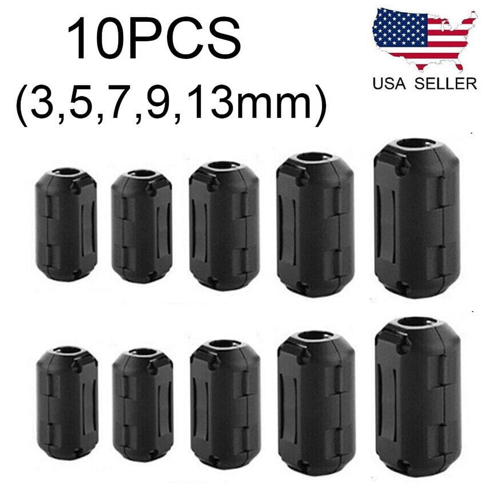 Ring Core Ferrite Bead Clamp Choke Coil Rfi Emi Noise Filter Cable Clip ...