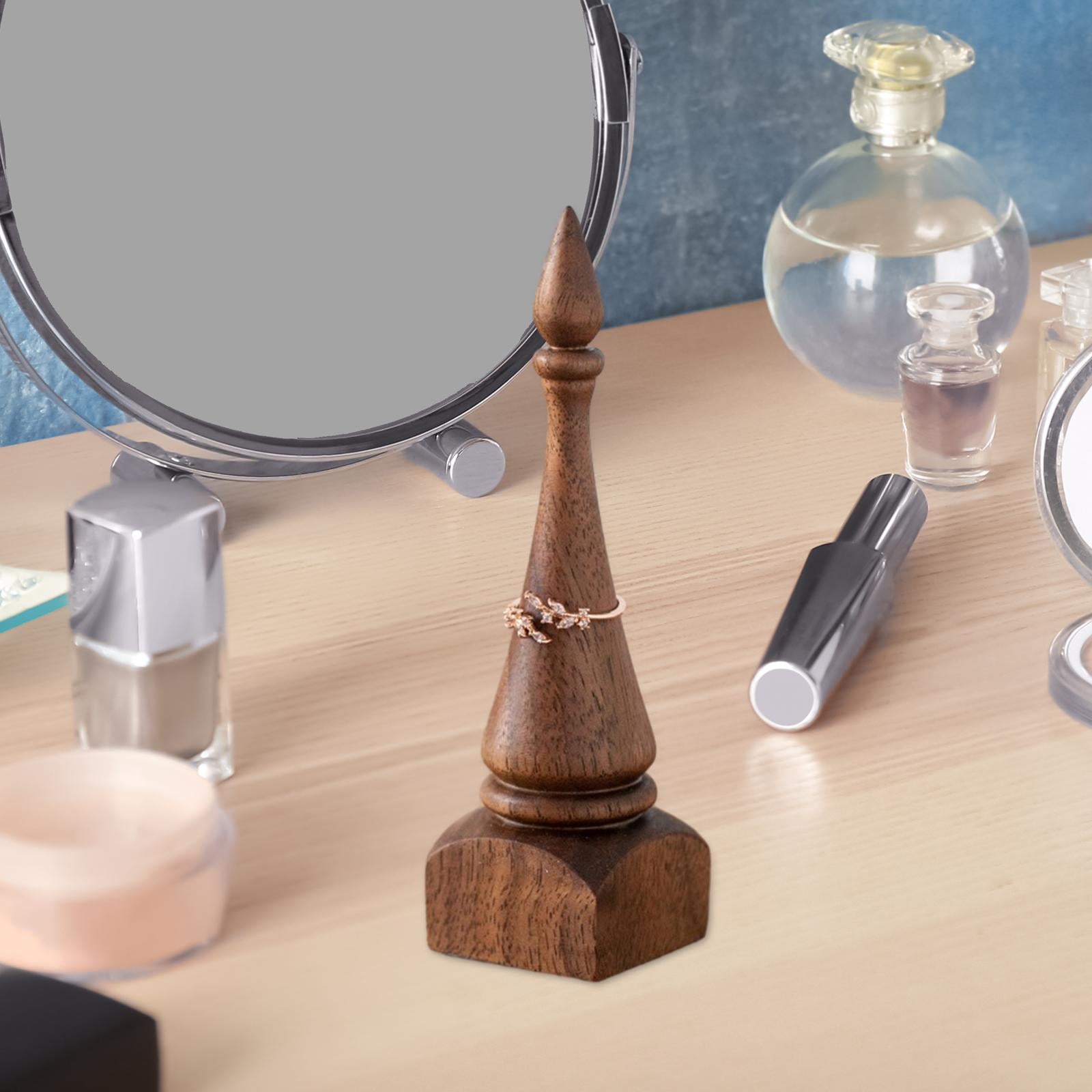 Segolike Ring Display Stand Finger Rings Holder Tower Wooden Cone Rings ...