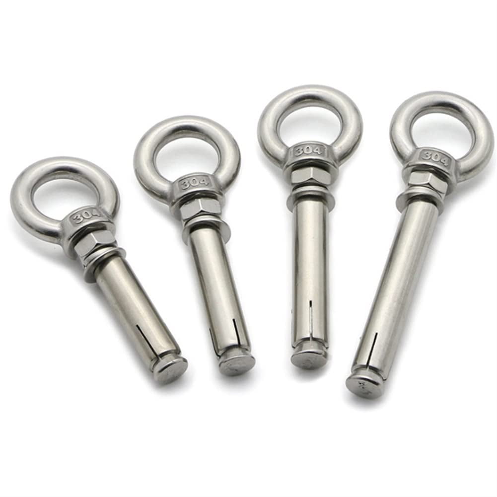 Ring Eye BoltEye Hooks 1Pcs M6 M8 M10 Anti-Loose 304 Stainless Steel ...