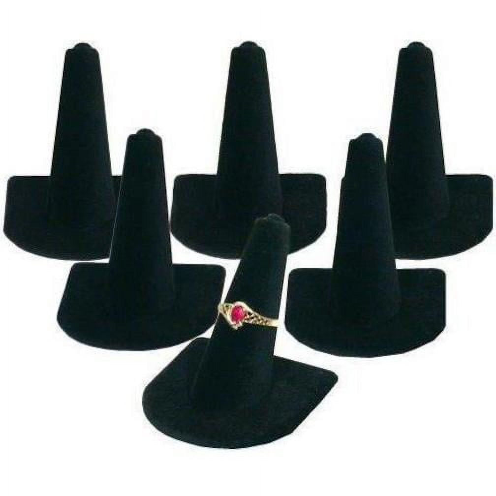 Ring Finger Displays Black Velvet Lot of 6 Jewelry - Walmart.com