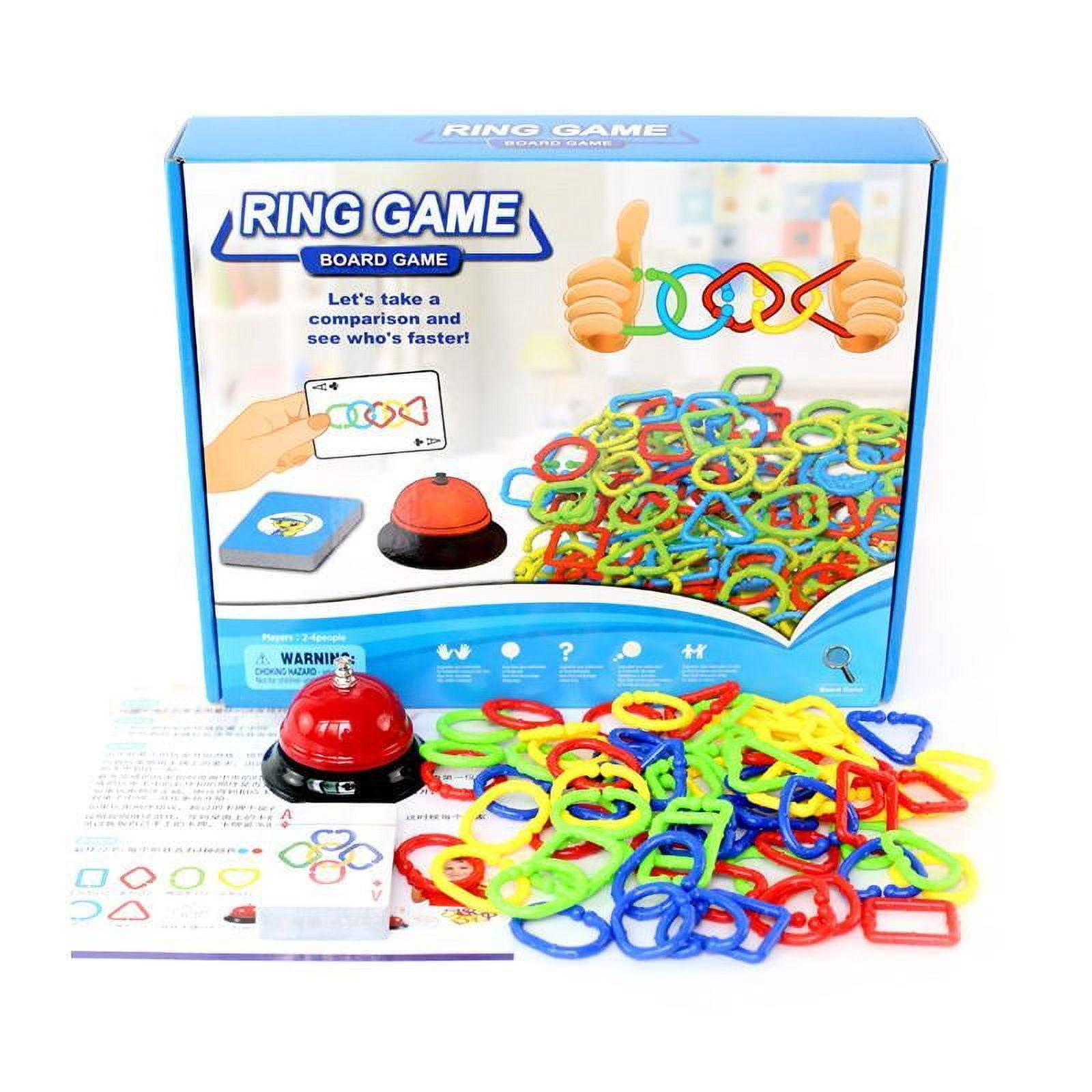 Ring Game Color Matching Game Board Baby Learning Toy Toddler Birthday ...