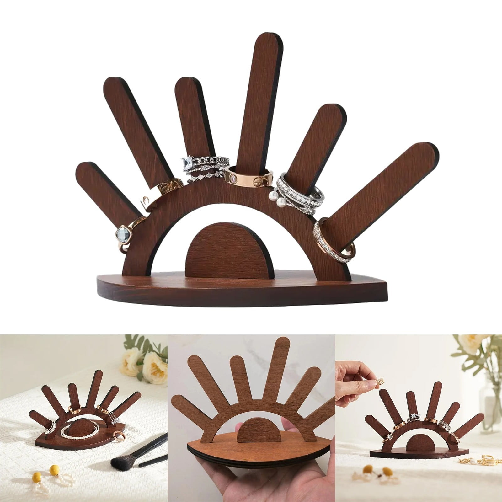 Ring Holder Earring Organizer Hanging Jewelry Boxes for Sisters ...