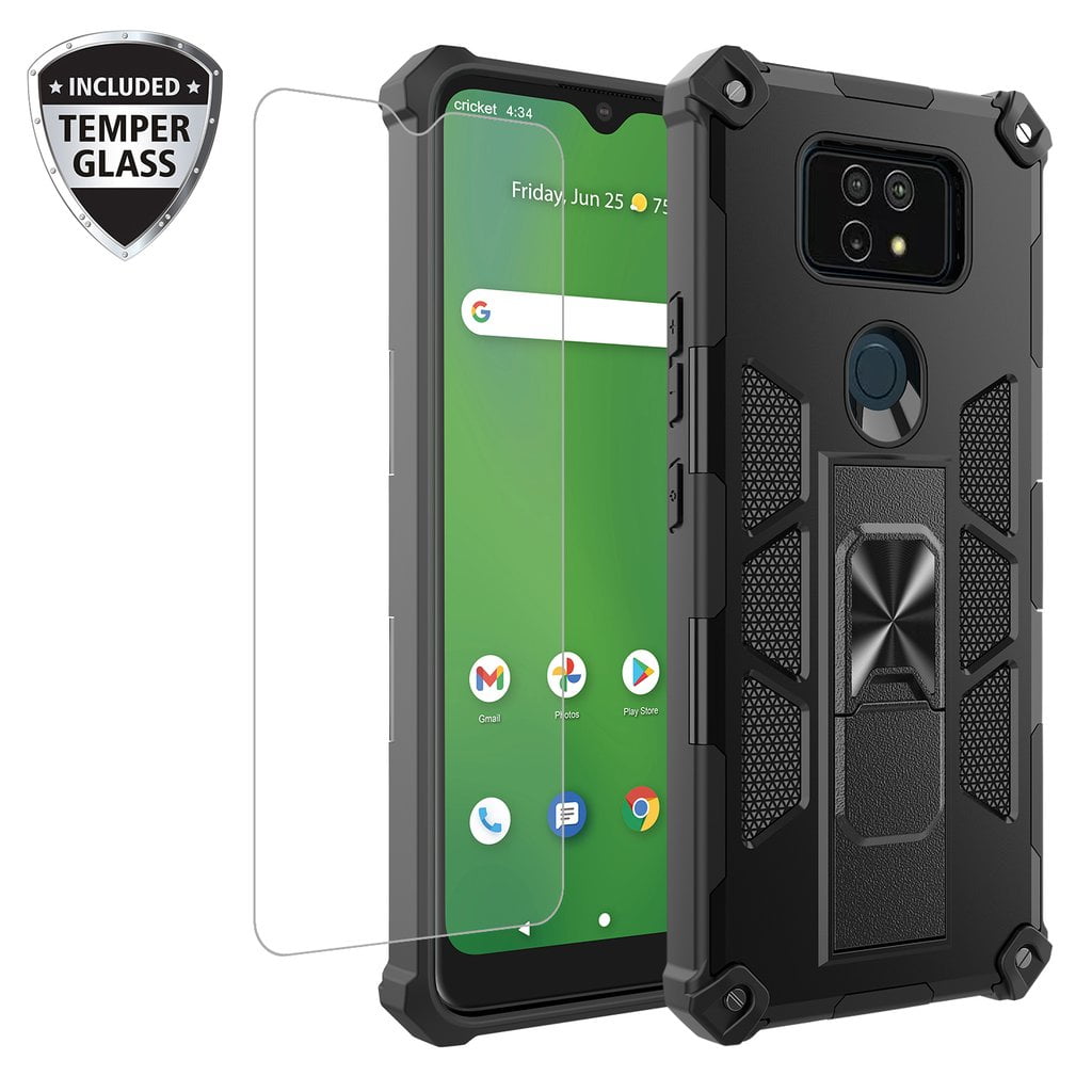 Ring Kickstand Phone Case for Cricket Ovation 2 / AT&T Maestro Max 2021 ...