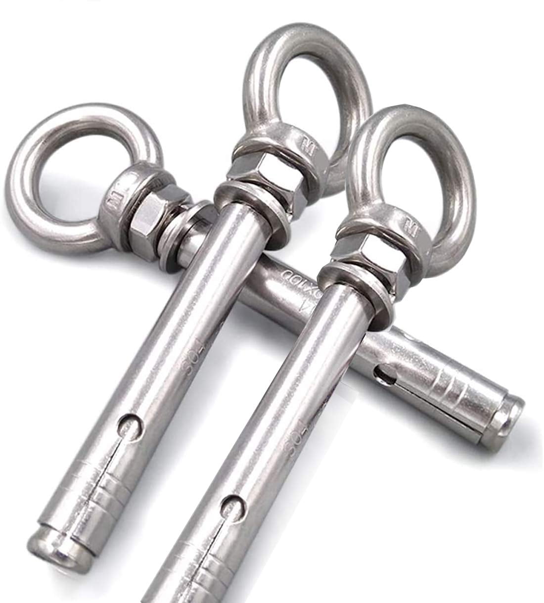 Ring Lifting Expansion Eyebolt Screw Bolt 304 Stainless Steel Closed ...