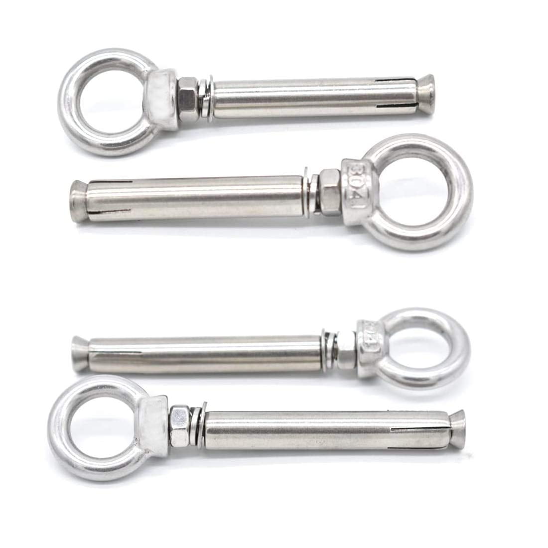 Ring Lifting Expansion Eyebolt Screw Bolt 304 Stainless Steel Closed ...