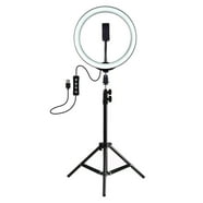 Bower 16-inch LED Ring Light Kit; RGB, White Modes, Effects, USB Remote ...