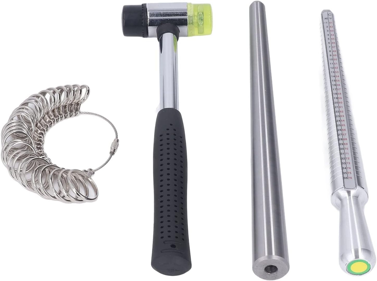 Ring Stick Measuring Tool, Ring Mandrel Gauge Standard Size with Soft ...