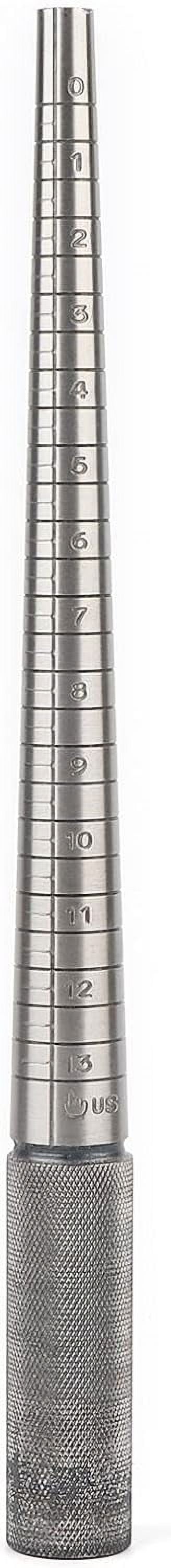 Ring Mandrel, Ring Sizer Mandrel Measuring Tool Stainless Steel Ring ...