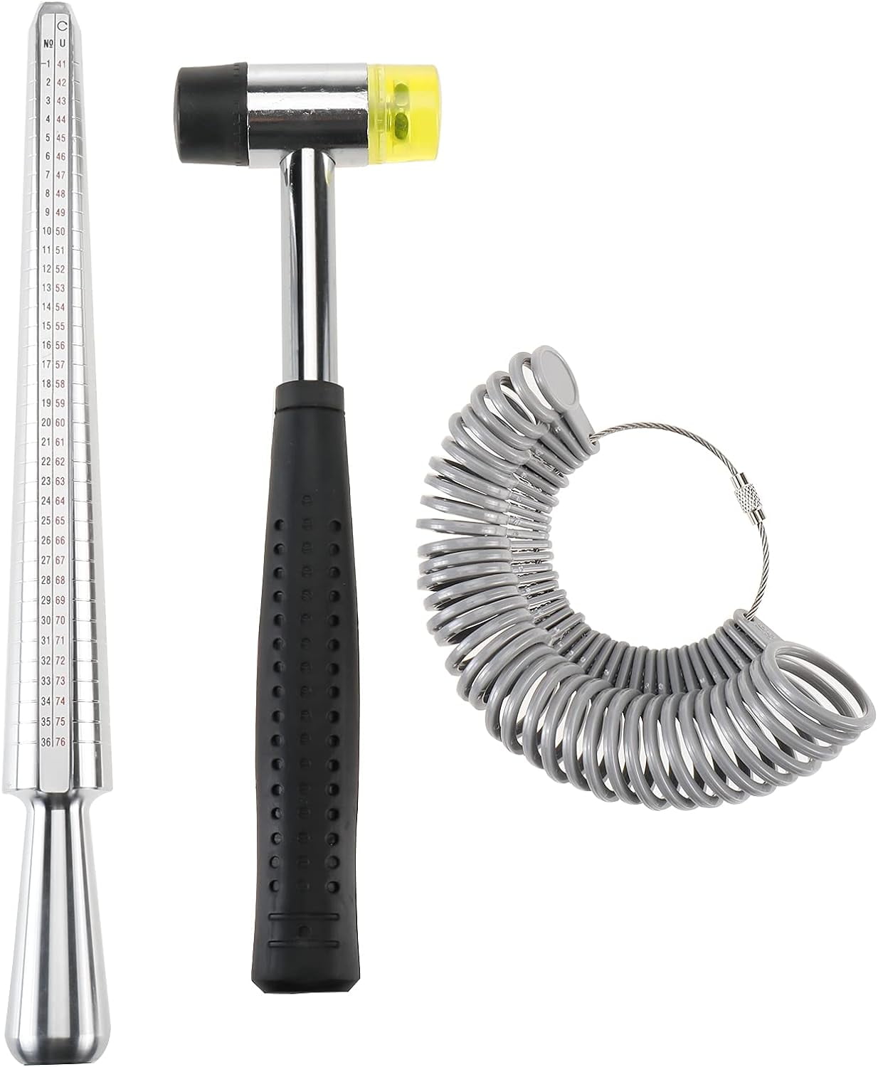Ring Mandrel Sizer Ring Measuring Stick Ring Sizer Gauge Ring Circle ...