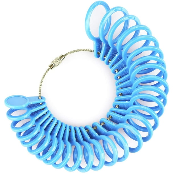 Ring Measurement Tool, Ring Sizer Set Professional Ring Sizer Measuring ...