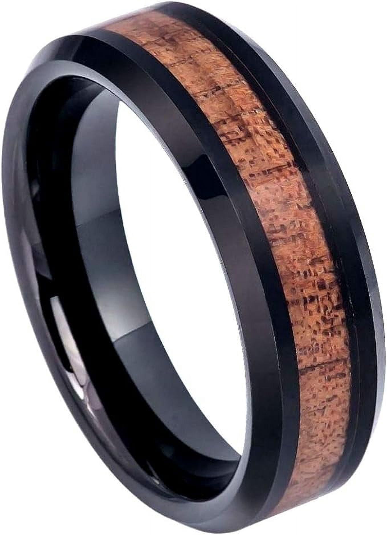 Ring for Men and Women Gifts With Thought Ring Black IP Plated with ...