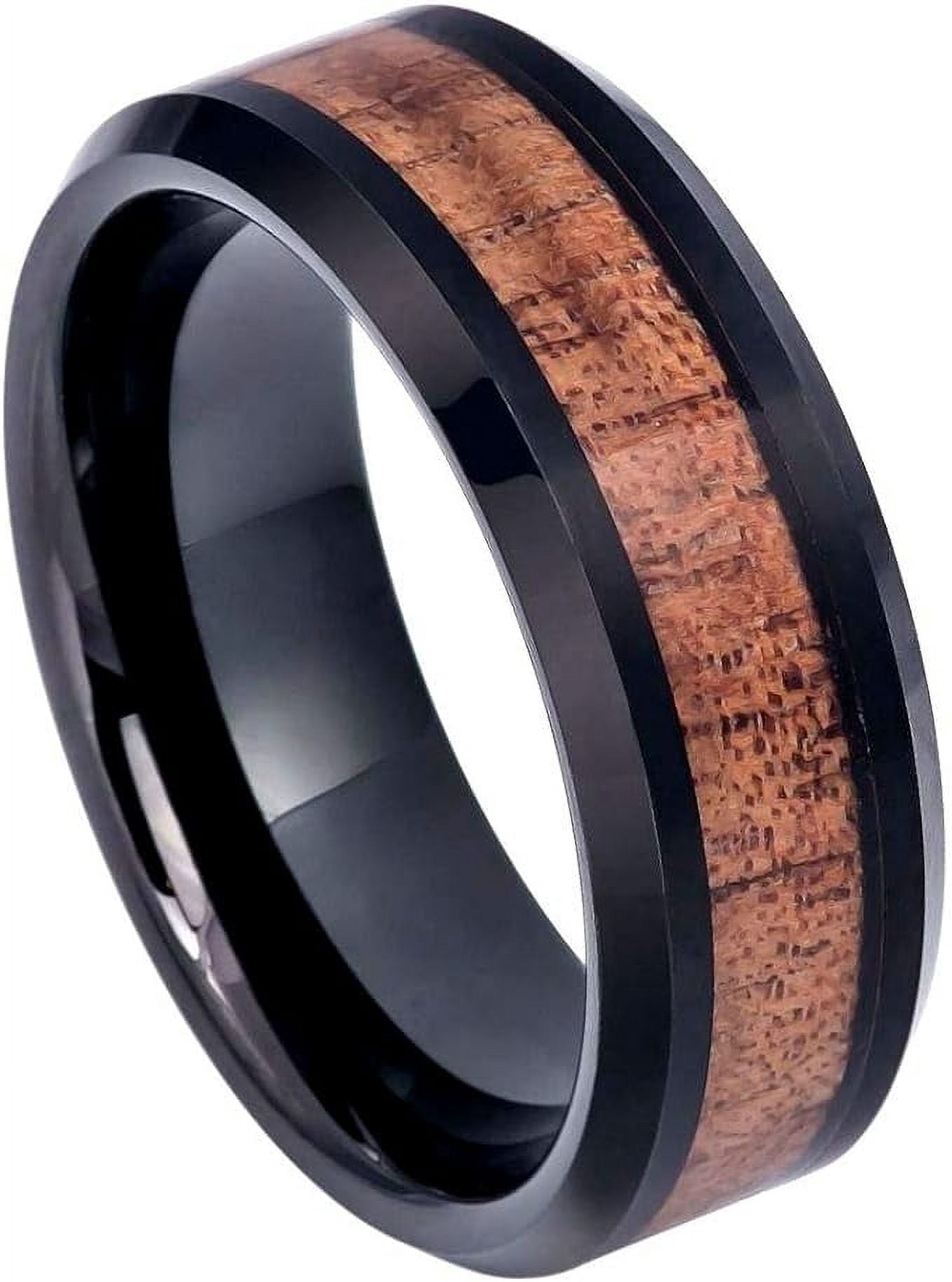 Ring for Men and Women Gifts With Thought Ring Black IP Plated with ...