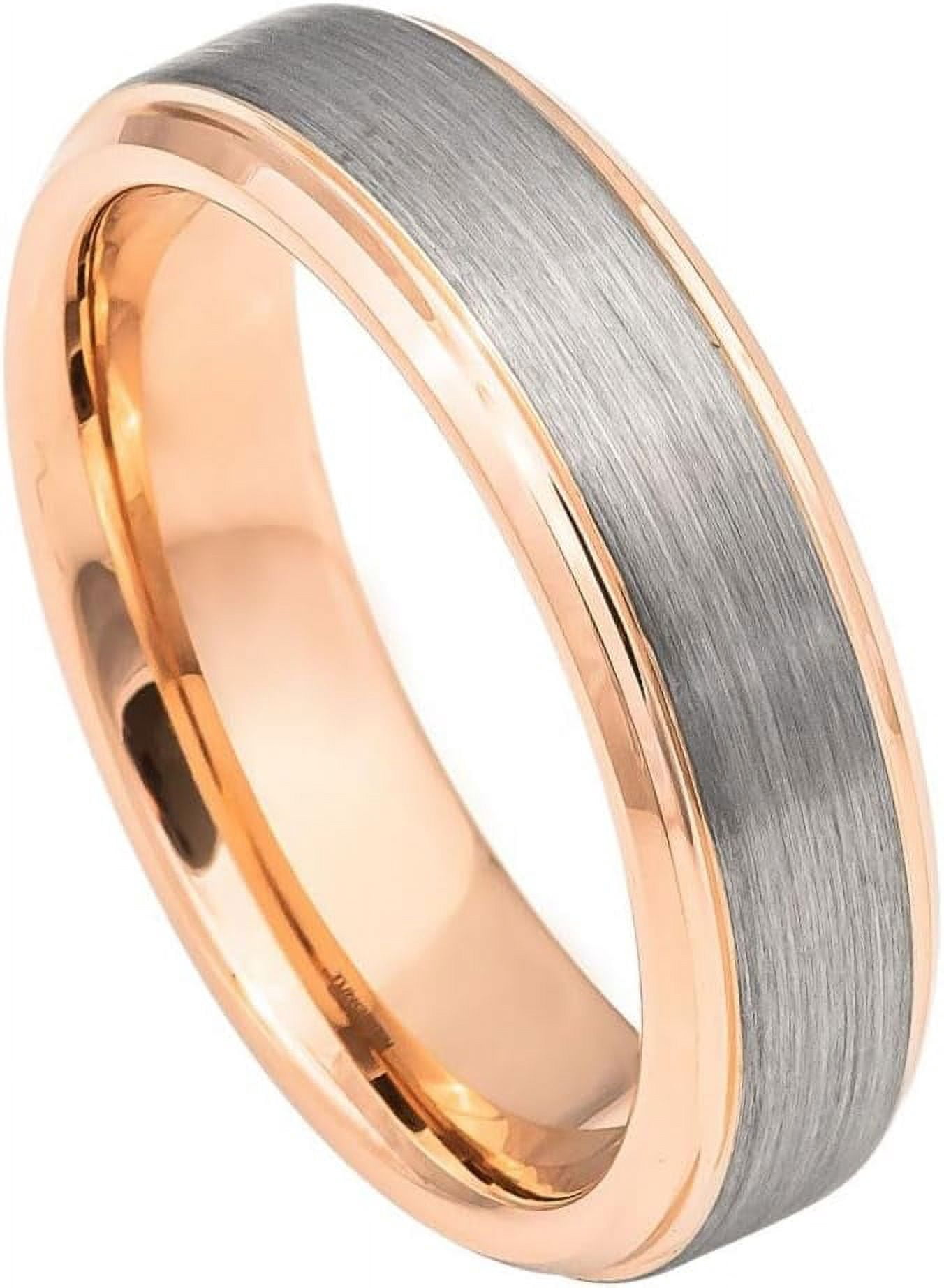 Ring for Men and Women Gifts With Thought Ring Rose Gold IP Plated ...