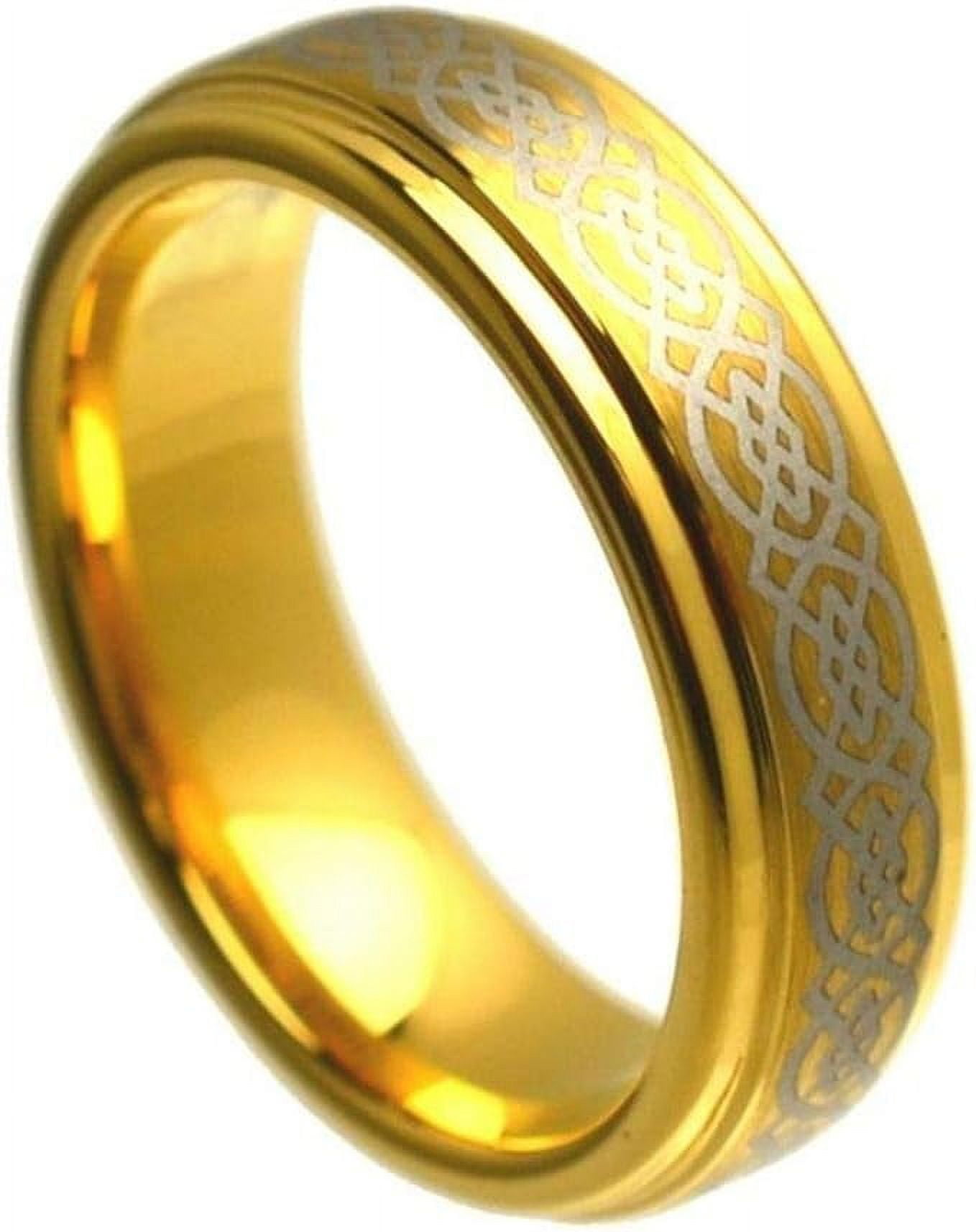 Ring for Men and Women Gifts With Thought Ring Yellow Gold Plated ...