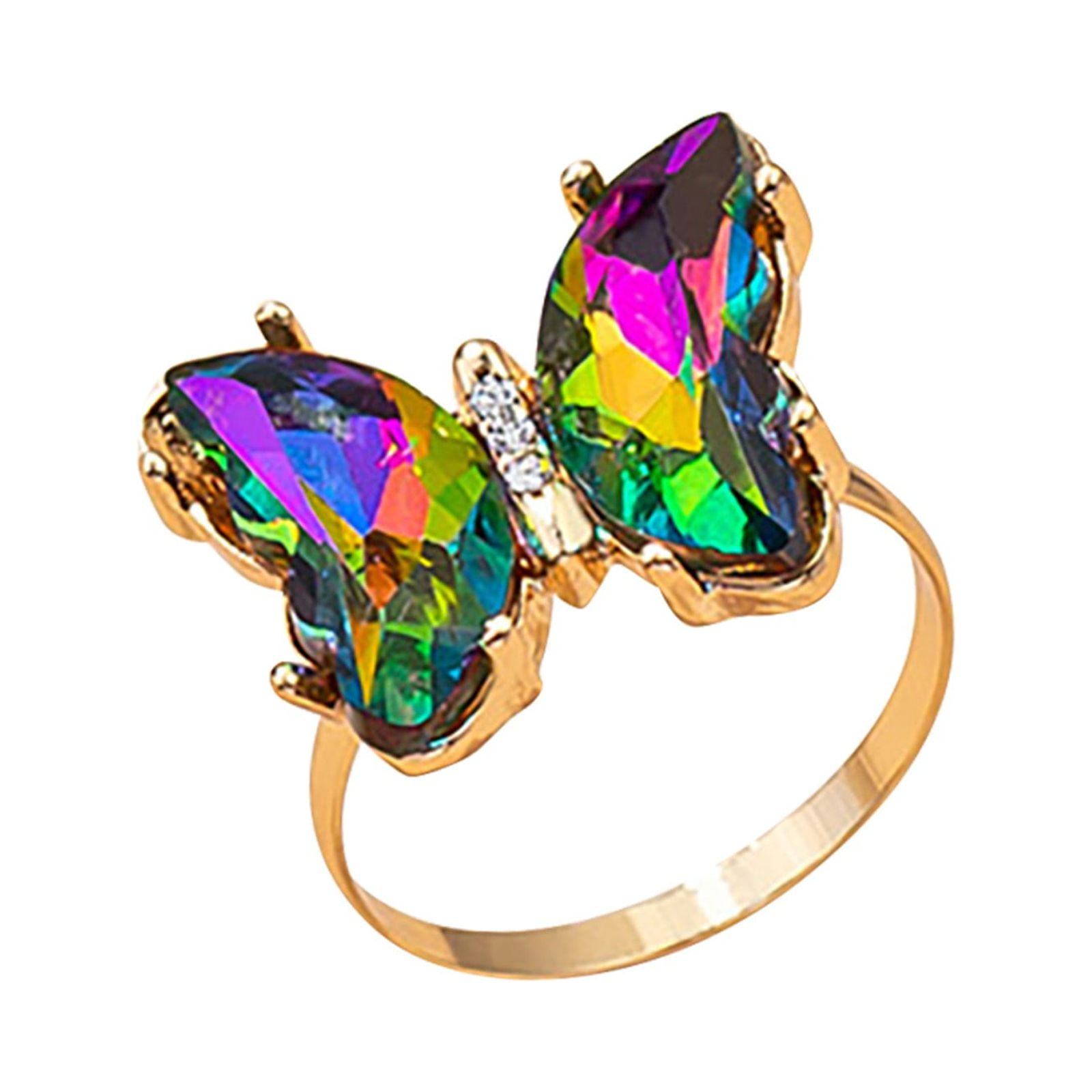 Ring Pack Men Personality Butterfly Ring Simple And Delicate Design ...