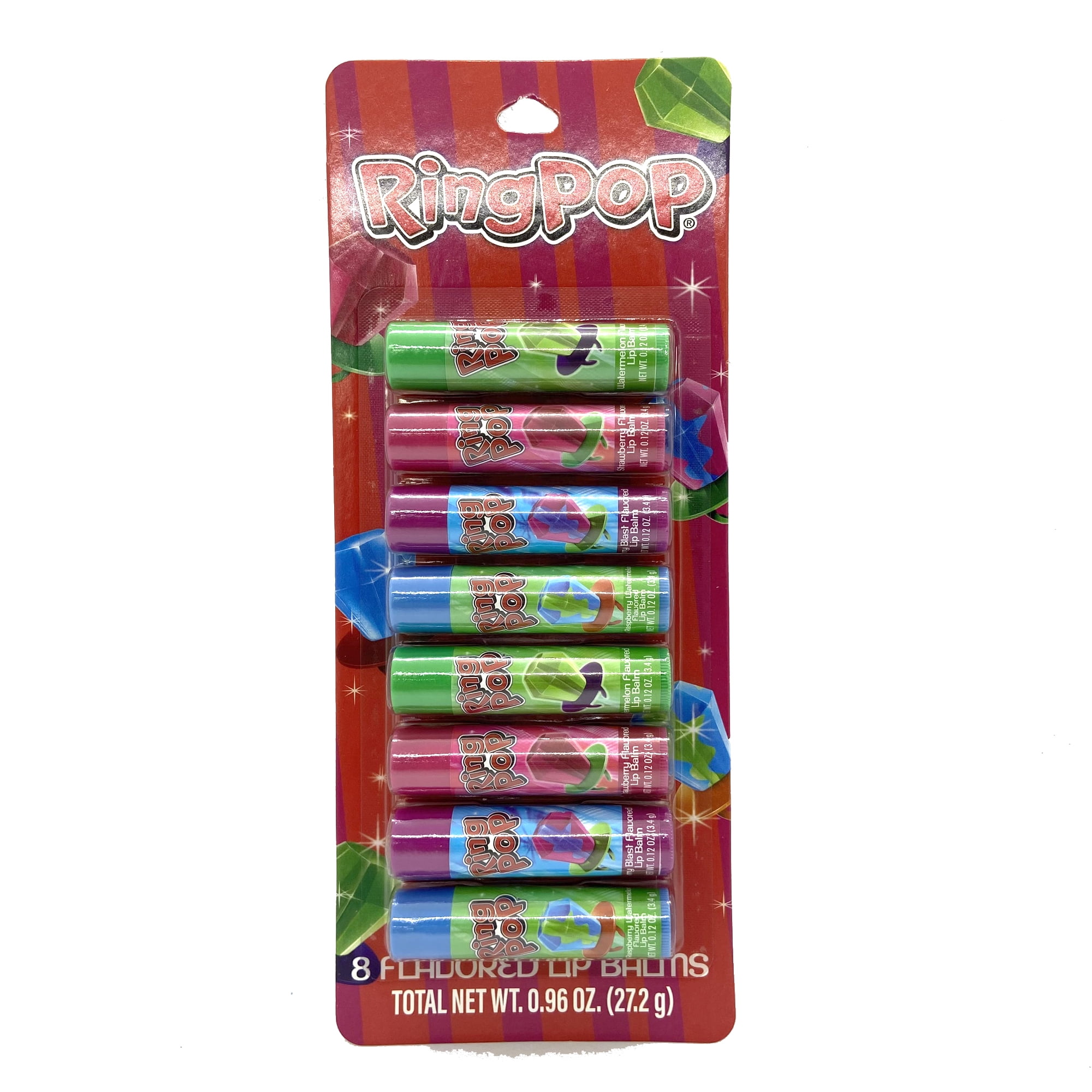 Ring Pop 8pc Lip Balm - Walmart.com