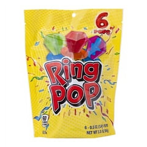 Ring Pop Candy Lollipops 6-count bag (2 pack) - Walmart.com