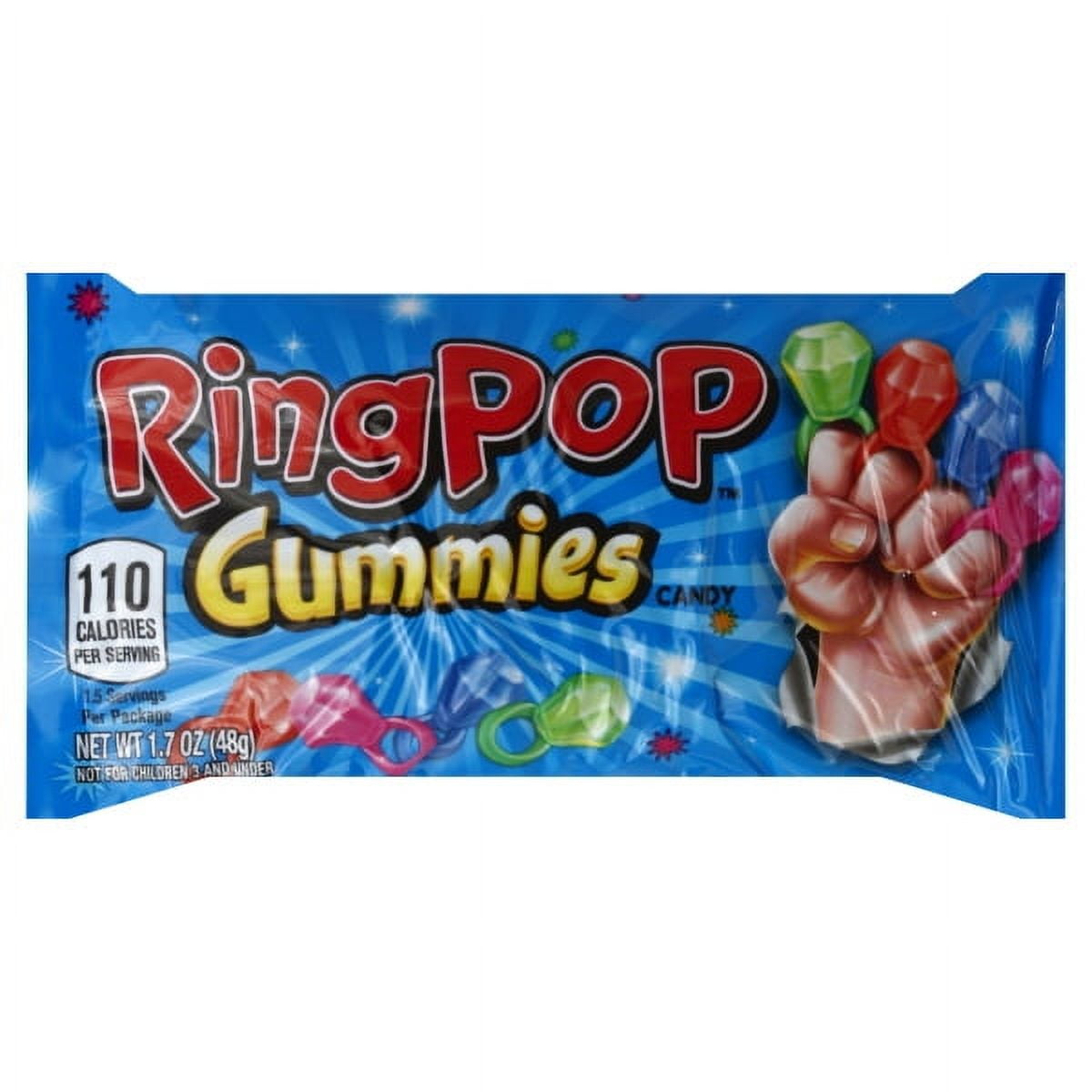Ring Pop Gummies 1.7 oz. Pack, 16 Count - Walmart.com