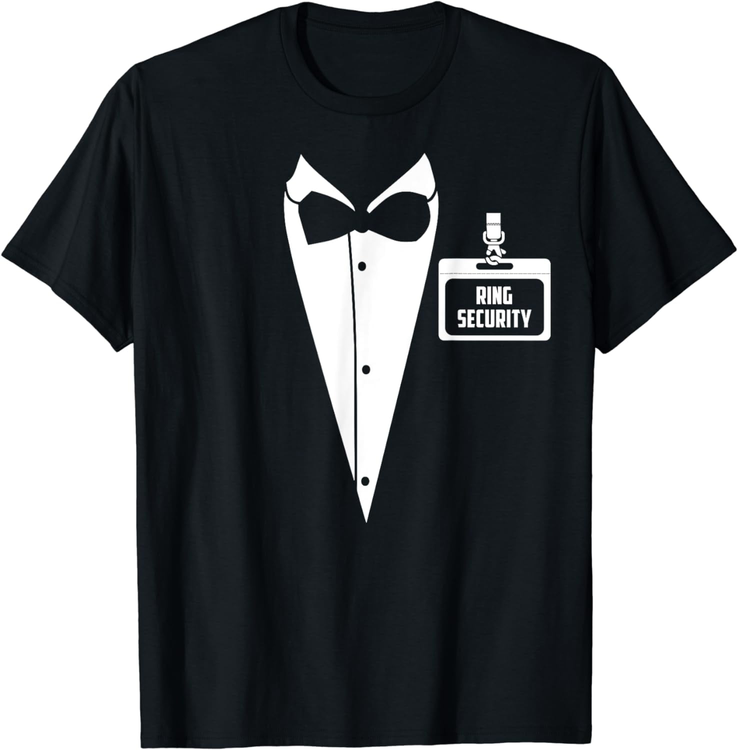 Ring Security Tuxedo I.D Tag! Ring Bearer Wedding T-Shirt - Walmart.com