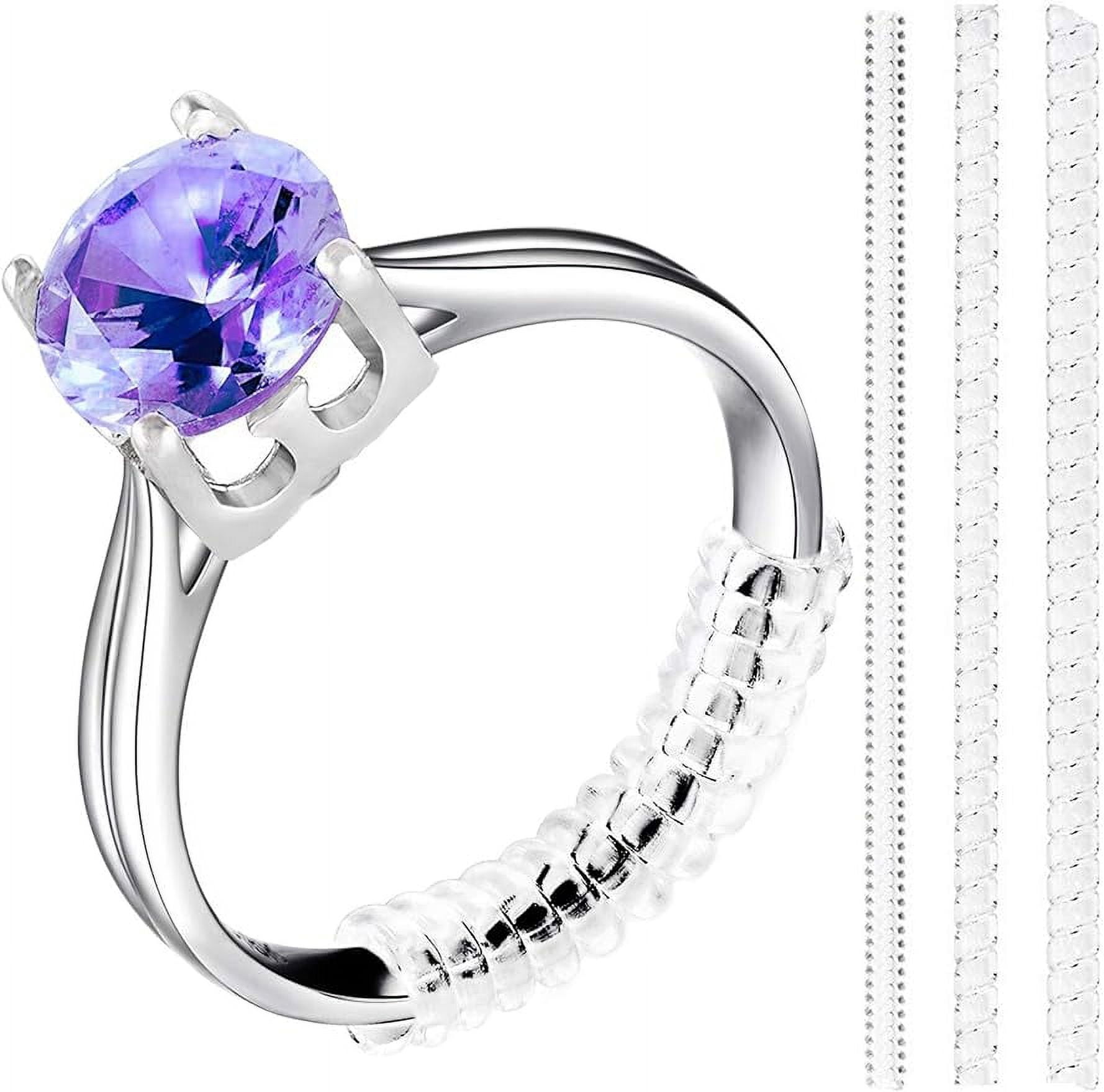 Ring Size Adjuster - 5pcs Clear Ring Sizer Adjuster for Loose Rings ...