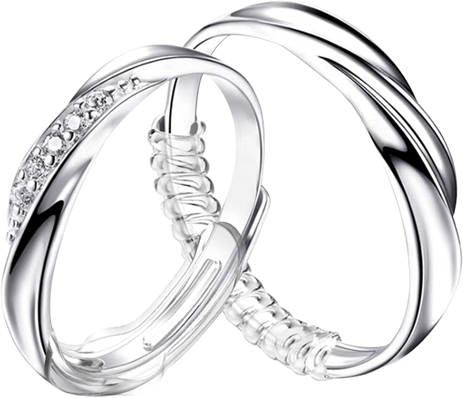 Ring Size Adjuster for Loose Rings - 20 Pack 6 Sizes Invisible Jewelry ...