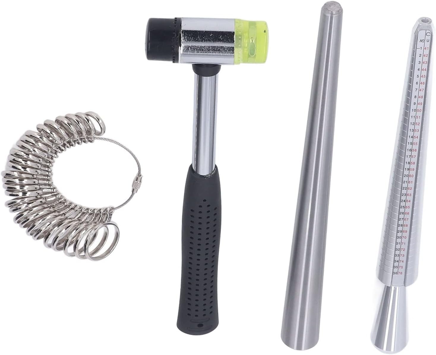 Ring Size Adjuster, Measuring Gauge Rubber Ring Sizer, Ring Measurement ...