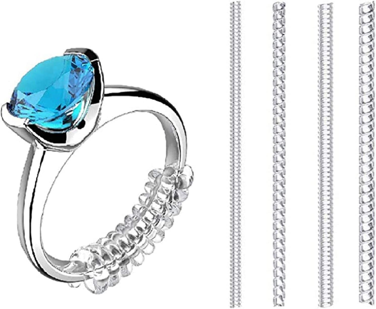 Ring Size Adjuster Spiral Tightener Set for Loose Rings Men Women ...