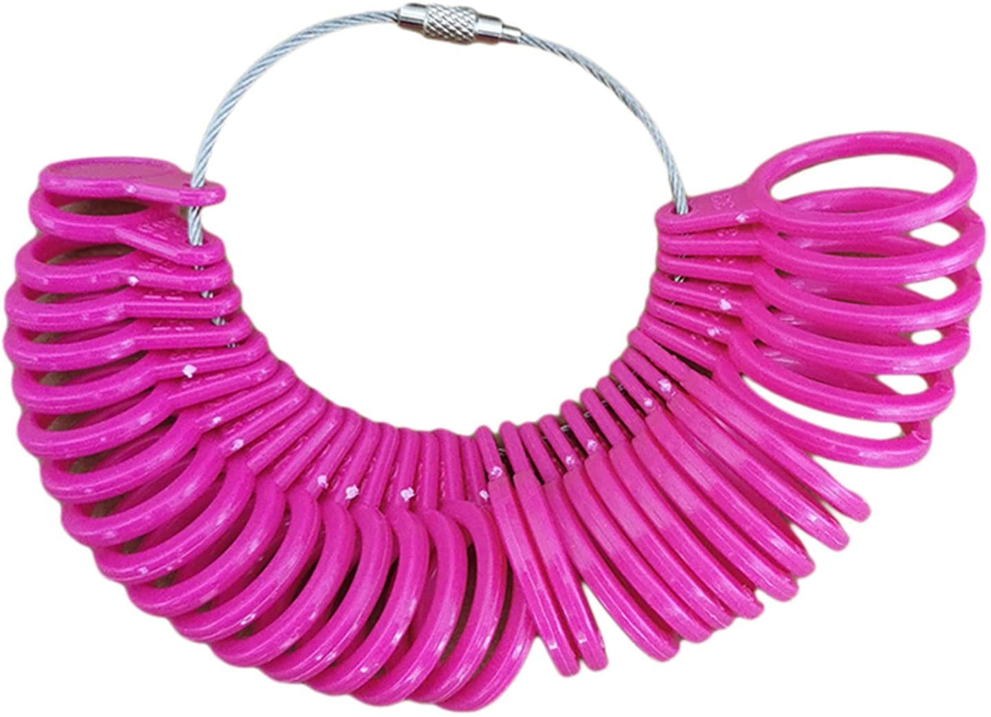 Ring Size Measuring Tool Plastic Ring Ring Sizer Guage, Finger Size ...