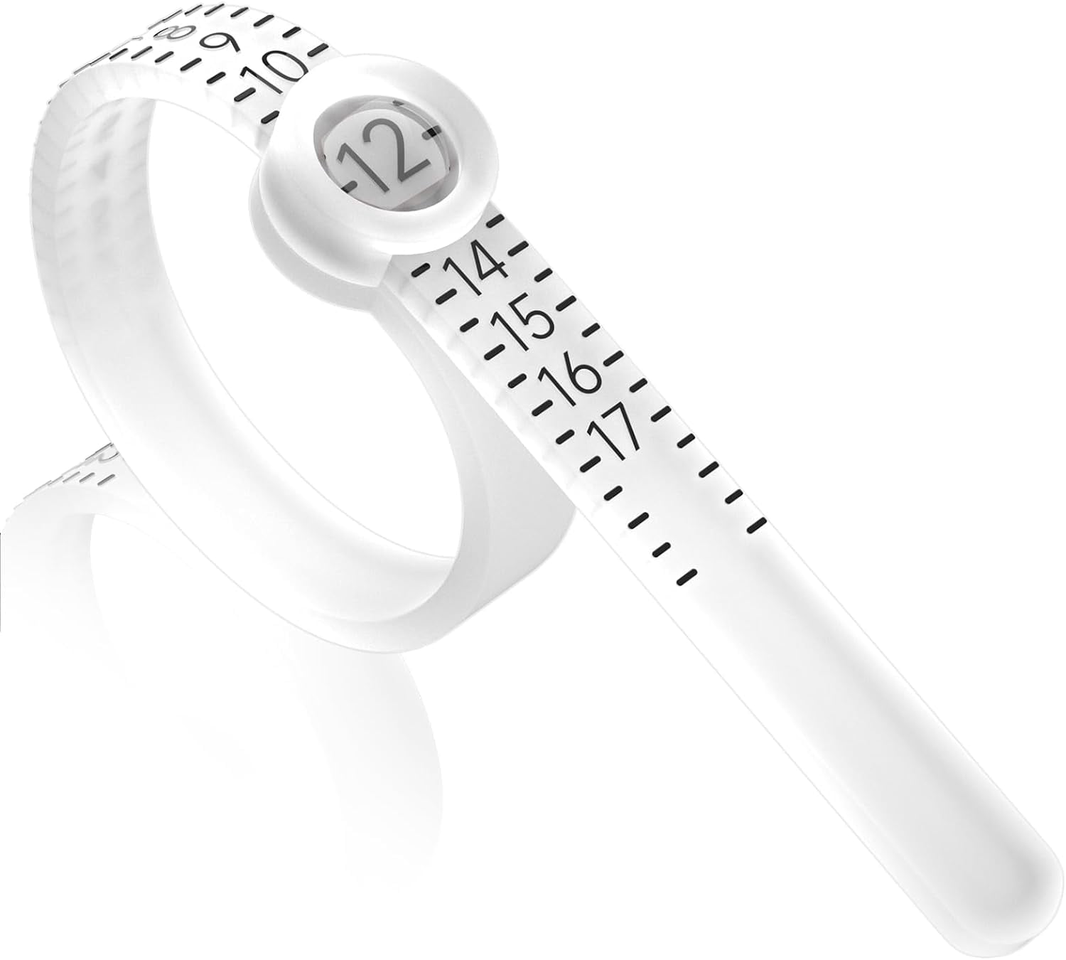 Ring Size Measuring Tool, Reusable Finger Sizer Belt with Magnified ...