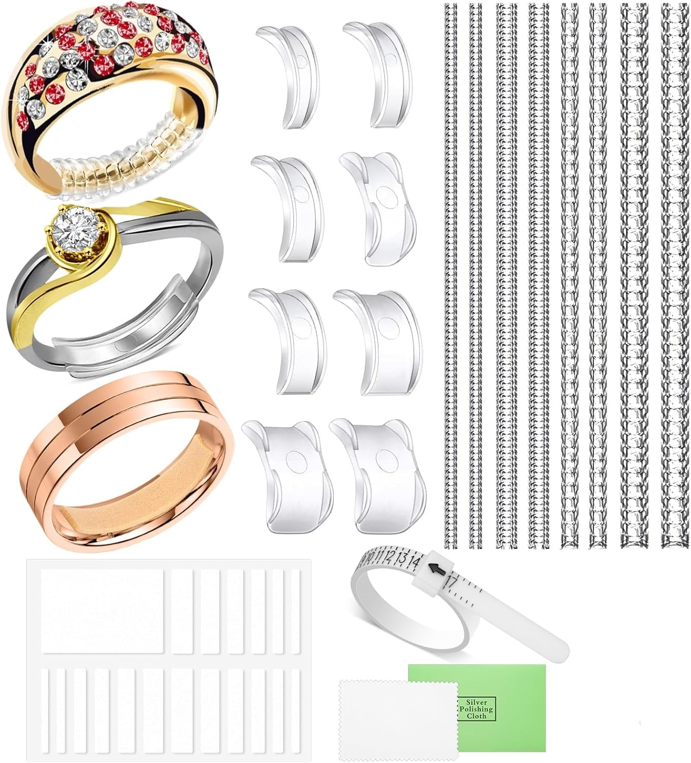 Ring Sizer Adjuster Kit for Loose Rings , Invisible Ring Guards ...