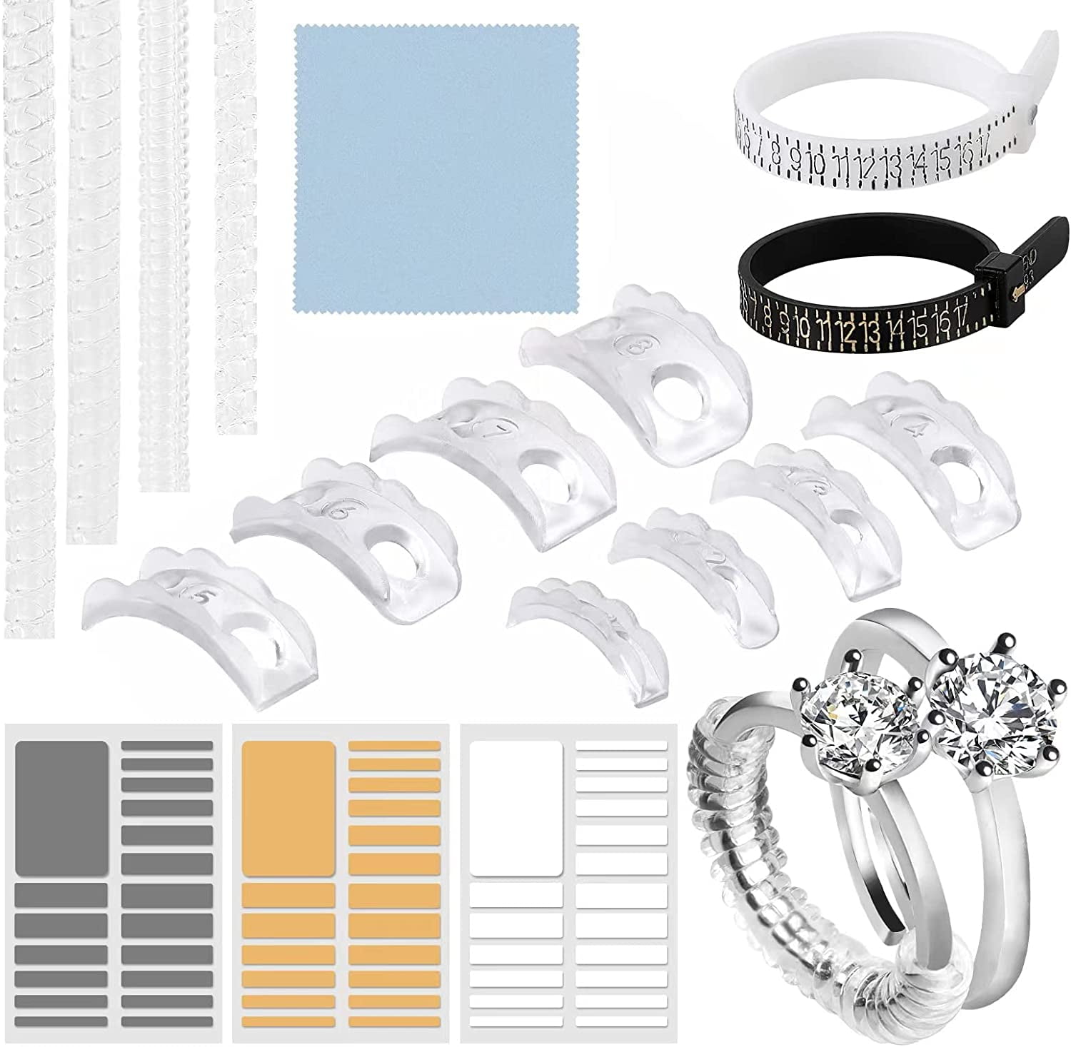 Ring Sizer Adjuster for Loose Rings, Ring Sizer Measuring Tool, Mandrel ...