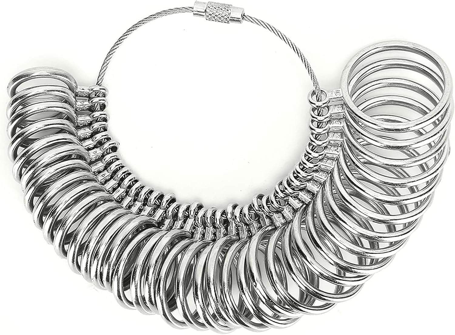 Ring Sizer Finger Ring, Metal Rings Sizers Tools Kit Adjuster Ring ...