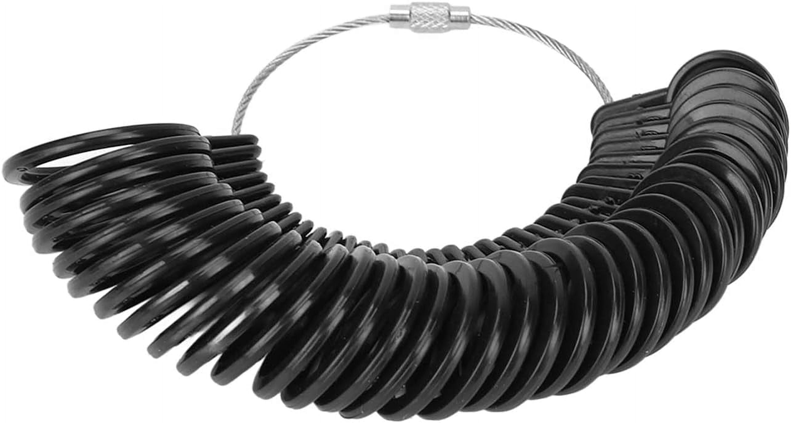 Ring Sizer, Finger Sizer Measurement Tool for Ring Customization(Black ...