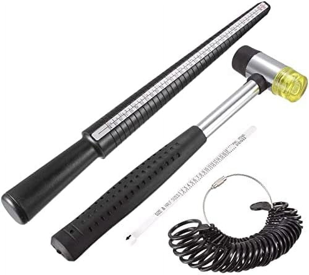 Ring Sizer Gauge Mandrel Stick Kit 4 Sizes Plastic 4 in 1 Multi ...