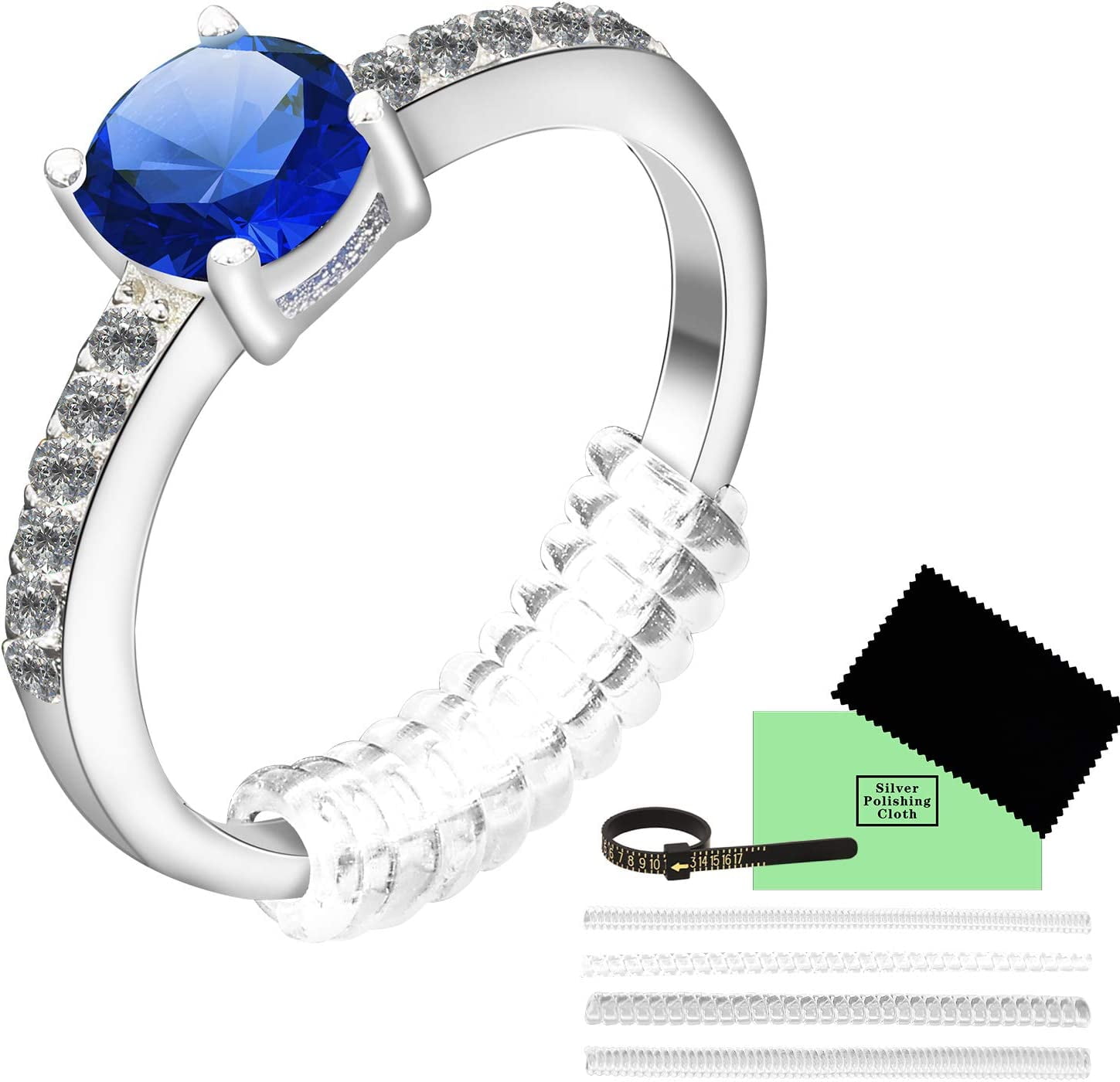 Ring Sizer for Loose Rings Women and Ring Size Adjuster Invisible Ring ...