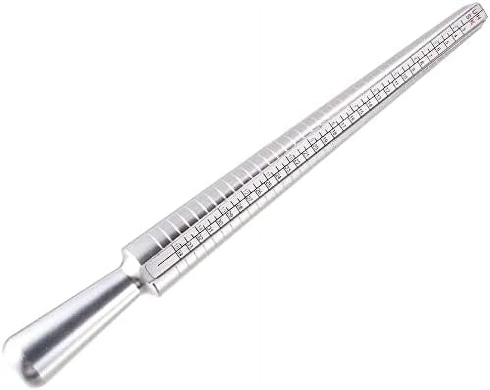 Ring Sizer Mandrel 4 Scales (US, EU, HK and JP) Finger Measuring Stick ...