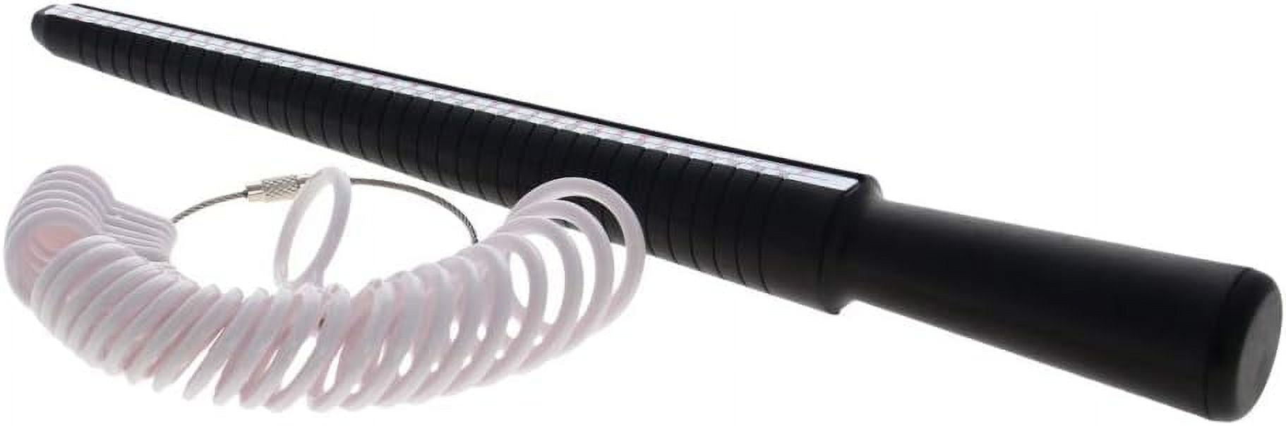 Ring Sizer Mandrel Kit Finger Measuring Stick Ruler Rings Size Gauge ...